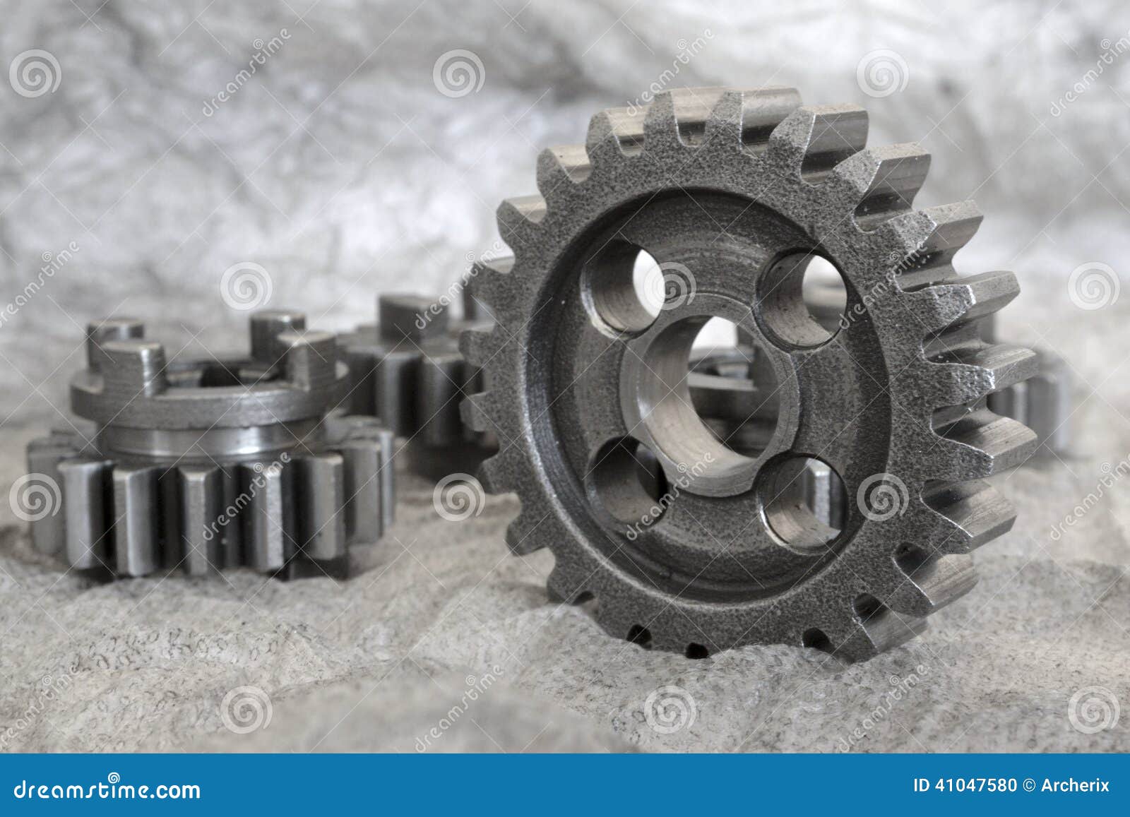 Gear on grey stock photo. Image of technology, link, teeth - 41047580