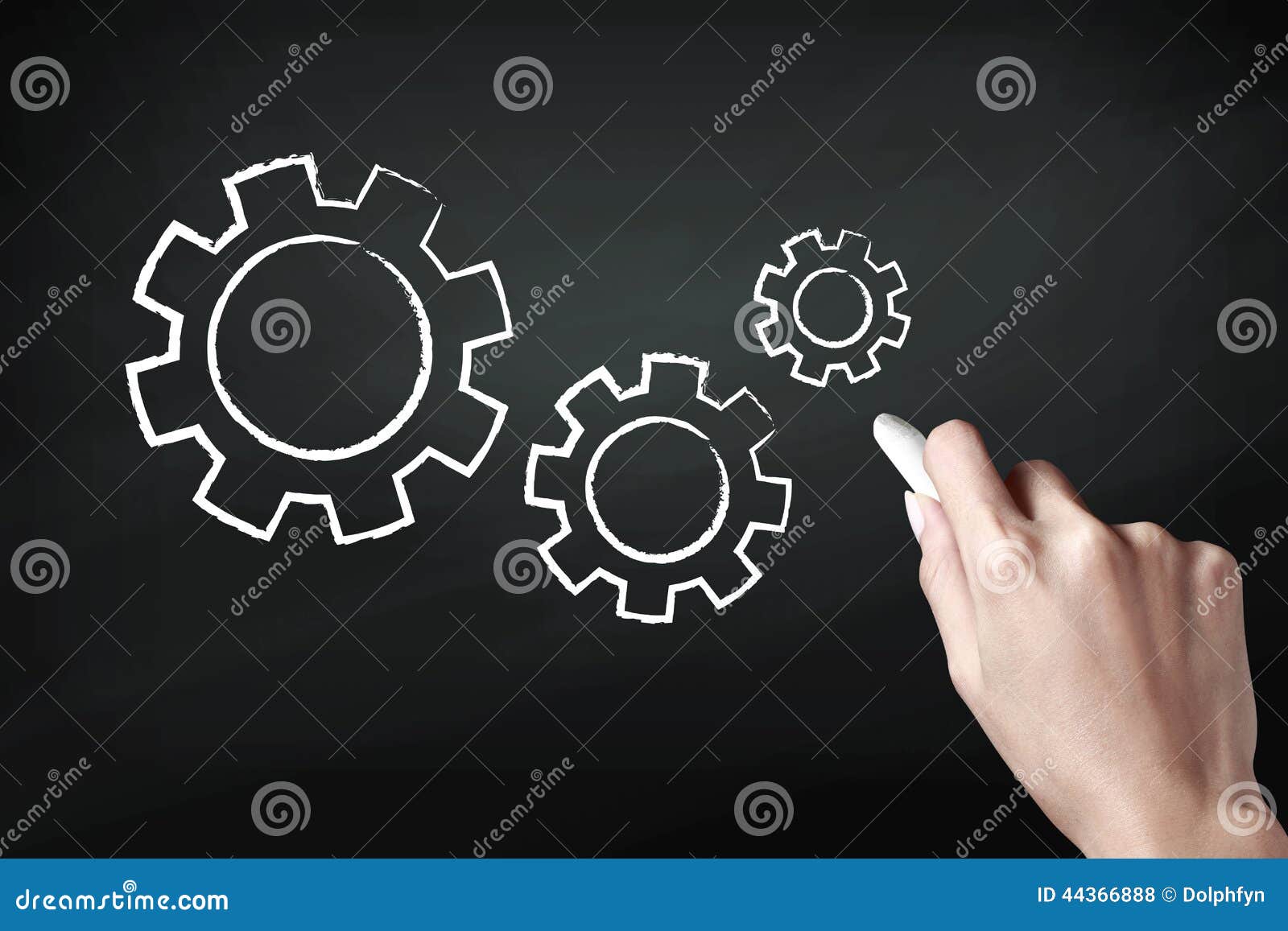 Gear stock illustration. Illustration of join, communication - 44366888