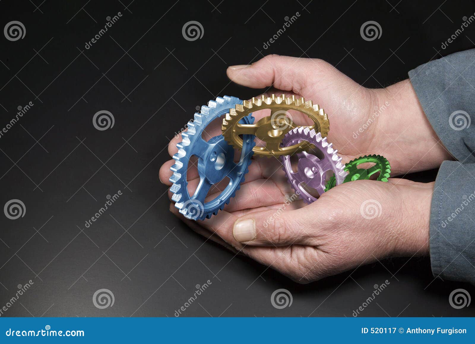 Gear in Hands stock image. Image of body, grind, nail, instrument - 520117