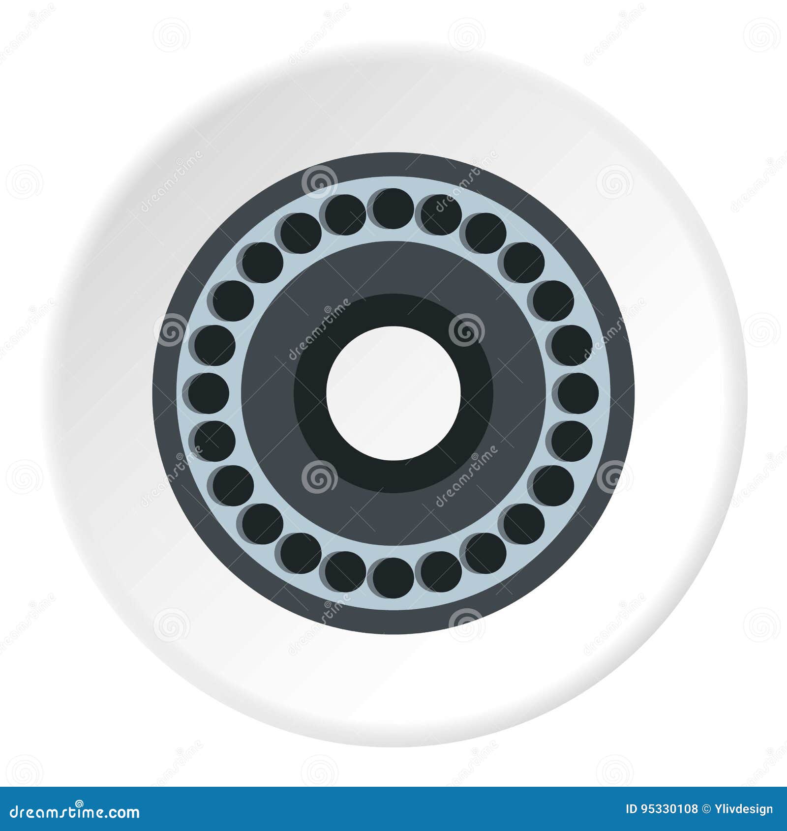 Gear icon circle stock vector. Illustration of group - 95330108