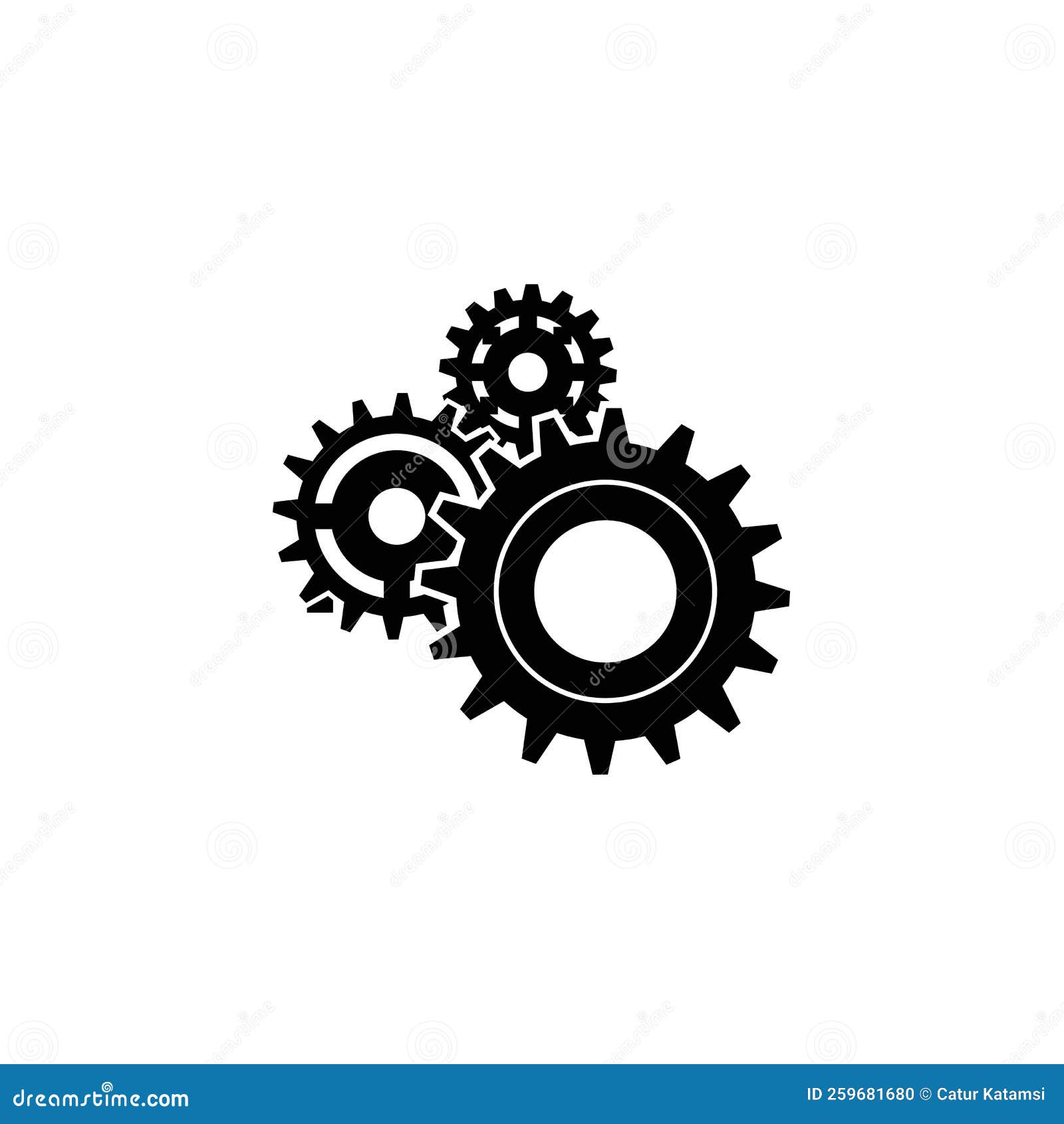Gear icon logo vector stock illustration. Illustration of presentation ...