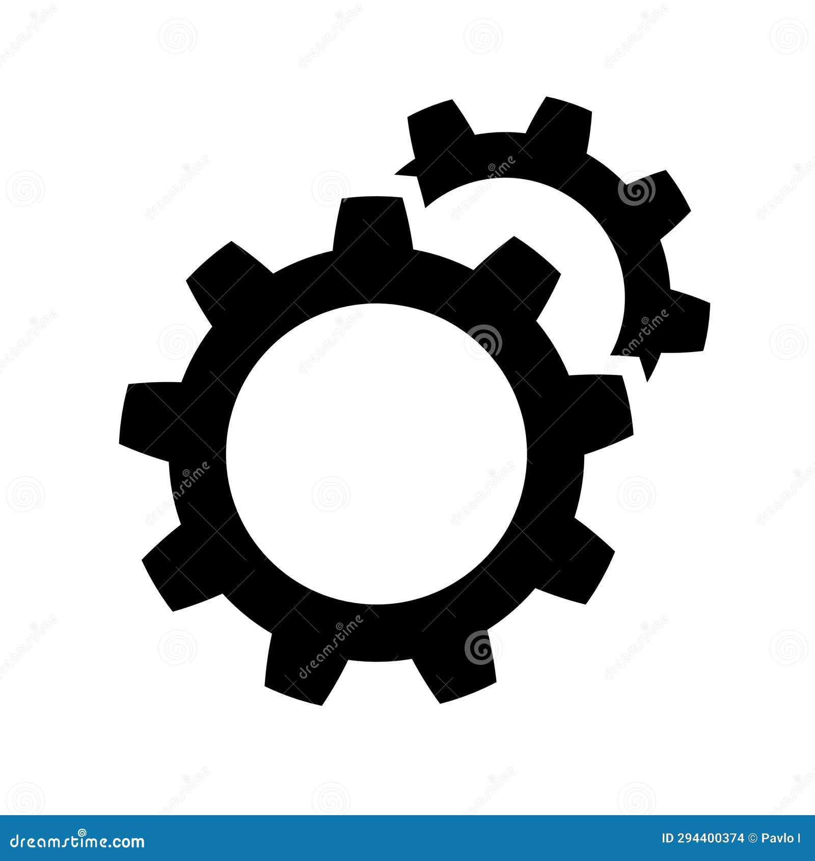 Gear Icon Mechanism, Teamwork, Staff, Partnership - Vector Stock Vector ...