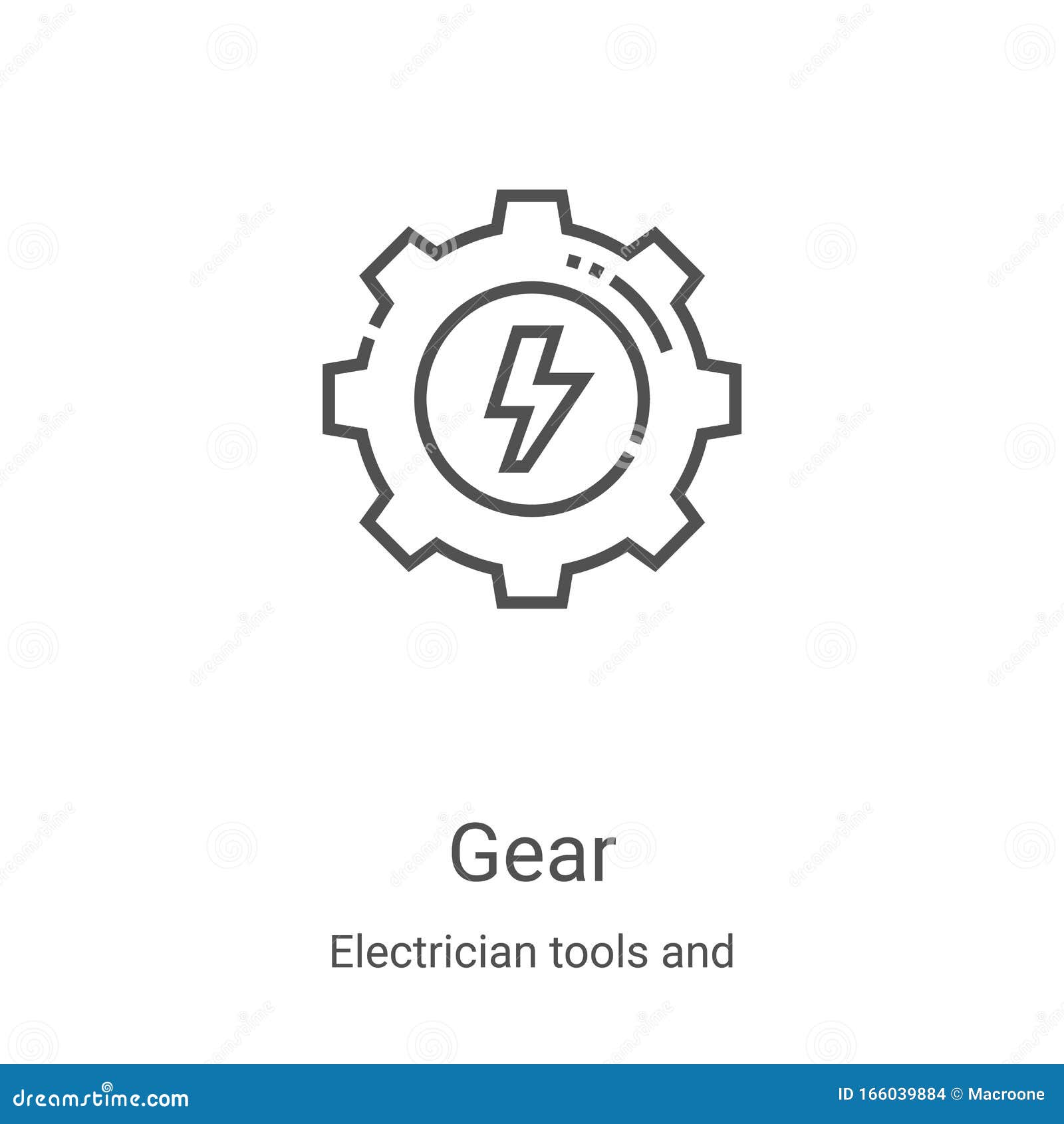 Electrician Symbol Vector Illustration | CartoonDealer.com #53884224