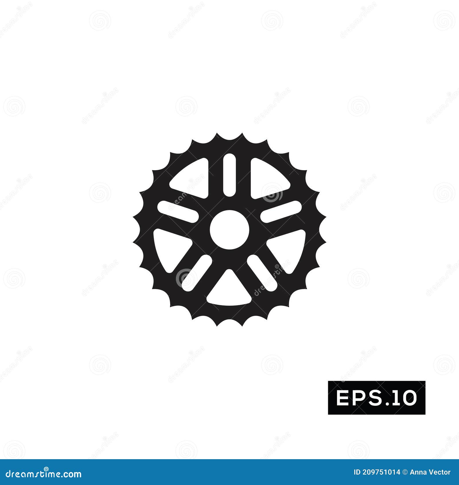 Gear Icon Vector. Gear Symbol Vector Stock Vector - Illustration of ...