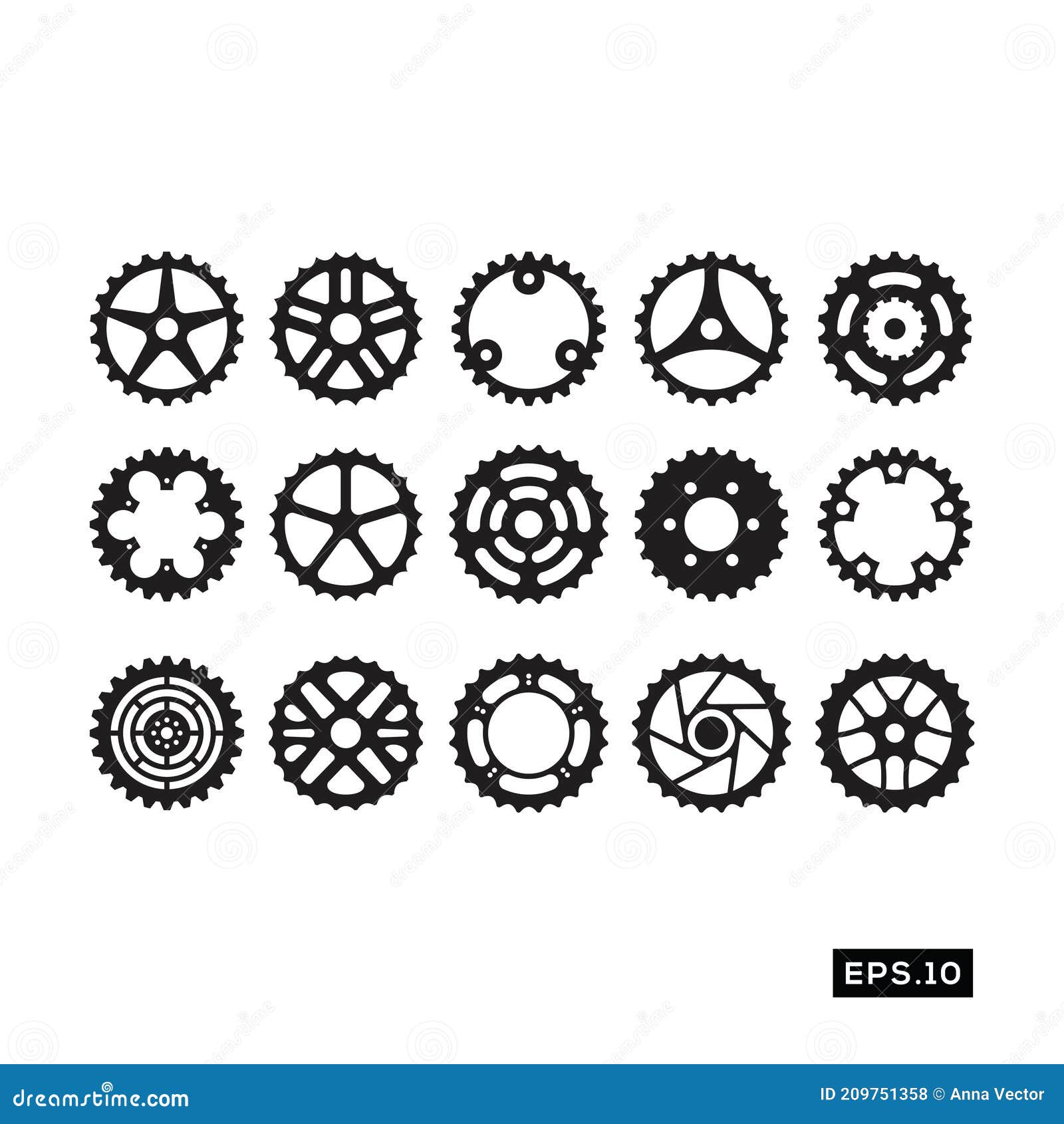 Gear Icon Vector. Gear Symbol Vector Stock Vector - Illustration of ...