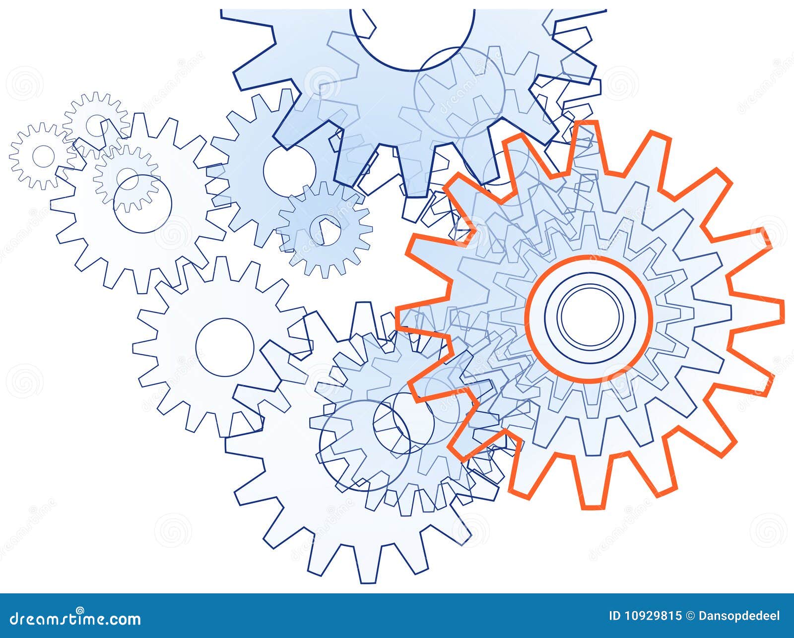 Gear-illustration stock illustration. Illustration of industrial - 10929815