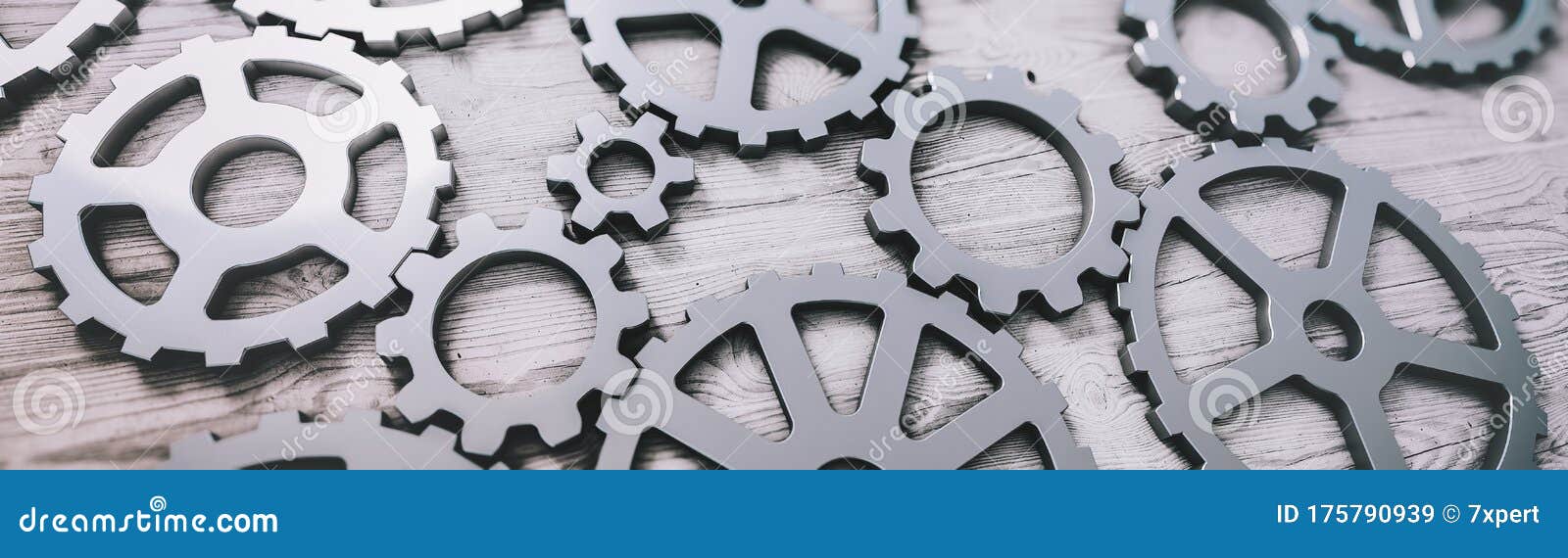 Gear Industrial Concept. Technology Innovations Stock Illustration ...