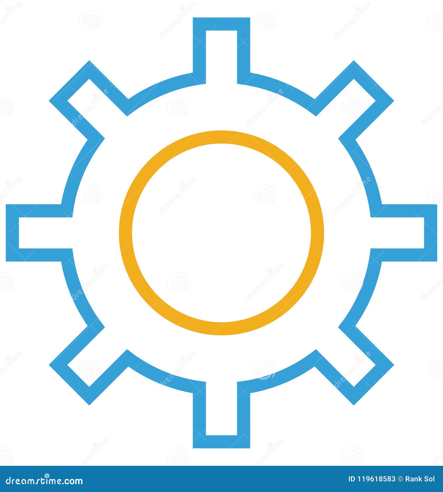 Editable Gear Chart (vector) | CartoonDealer.com #3797538