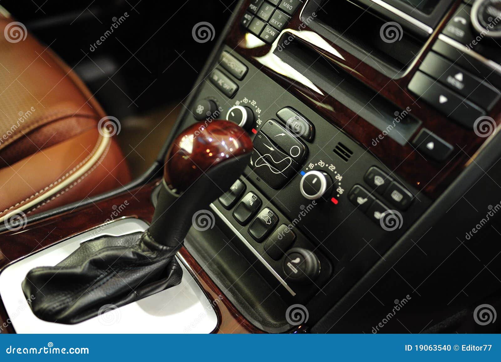 Manual car gear lever stock photo. Image of drive, leather - 19063540