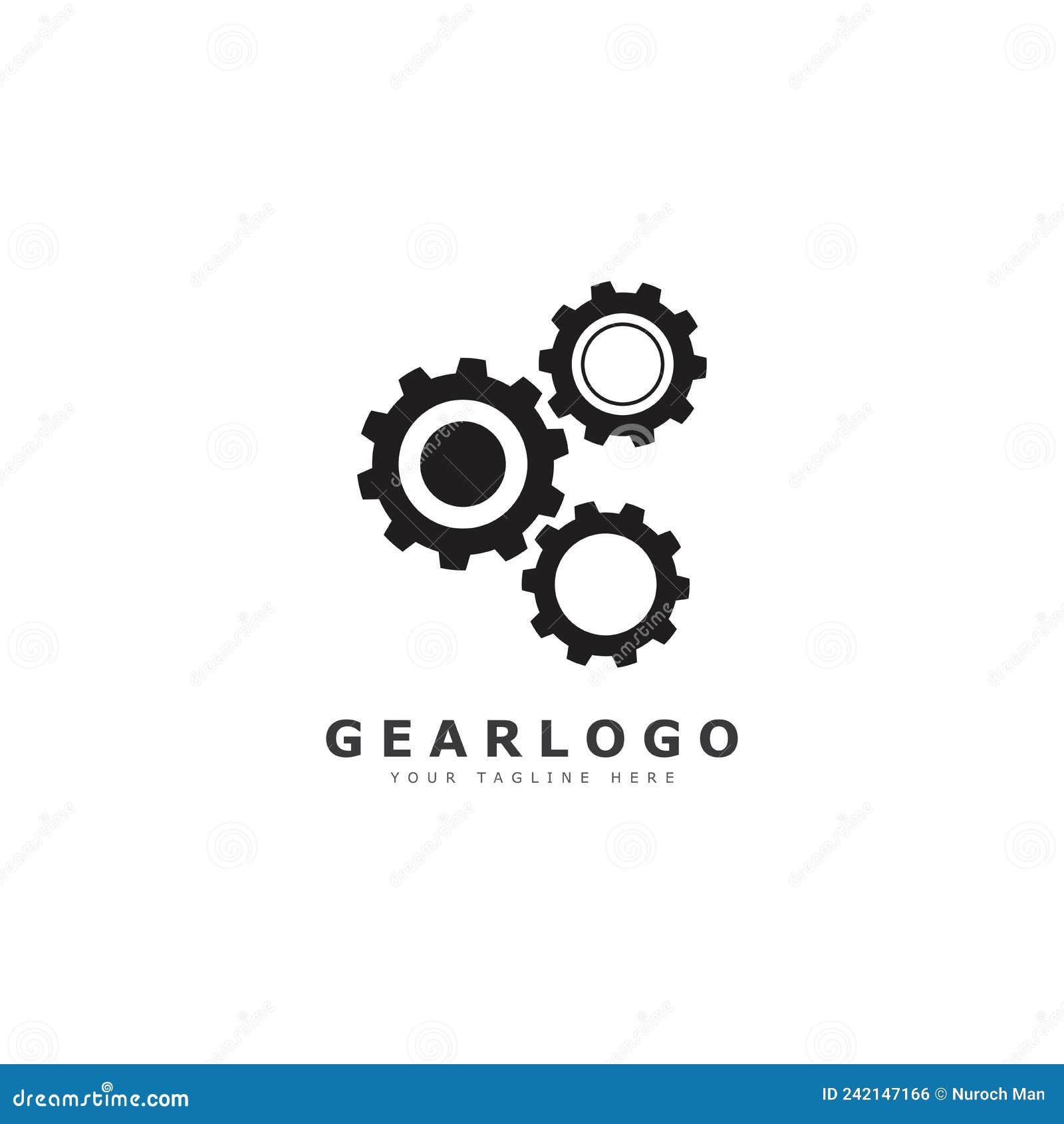 Gear Logo Design Template Illustration Vector. Stock Vector ...