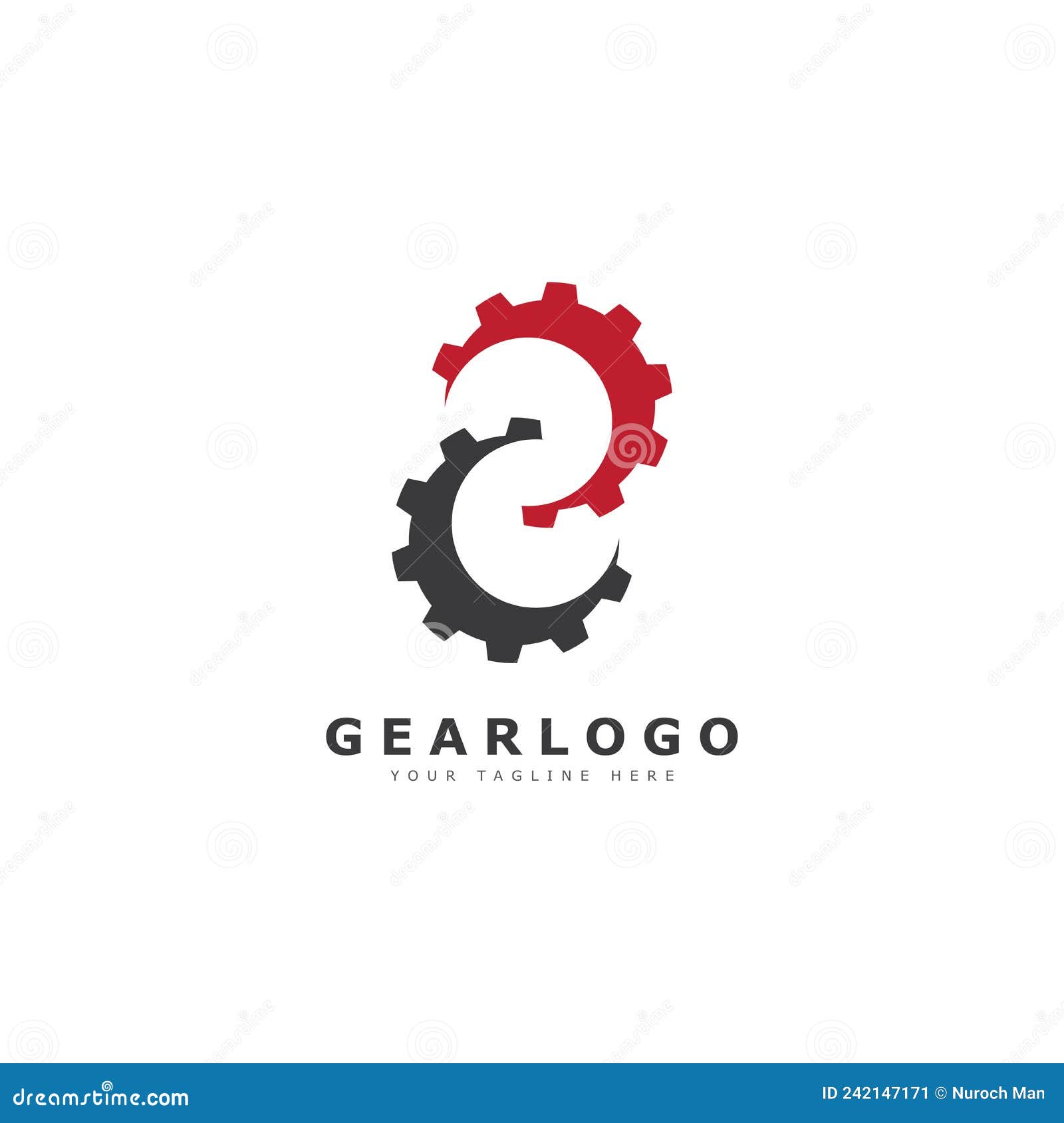 Gear Logo Design Template Illustration Vector. Stock Vector ...