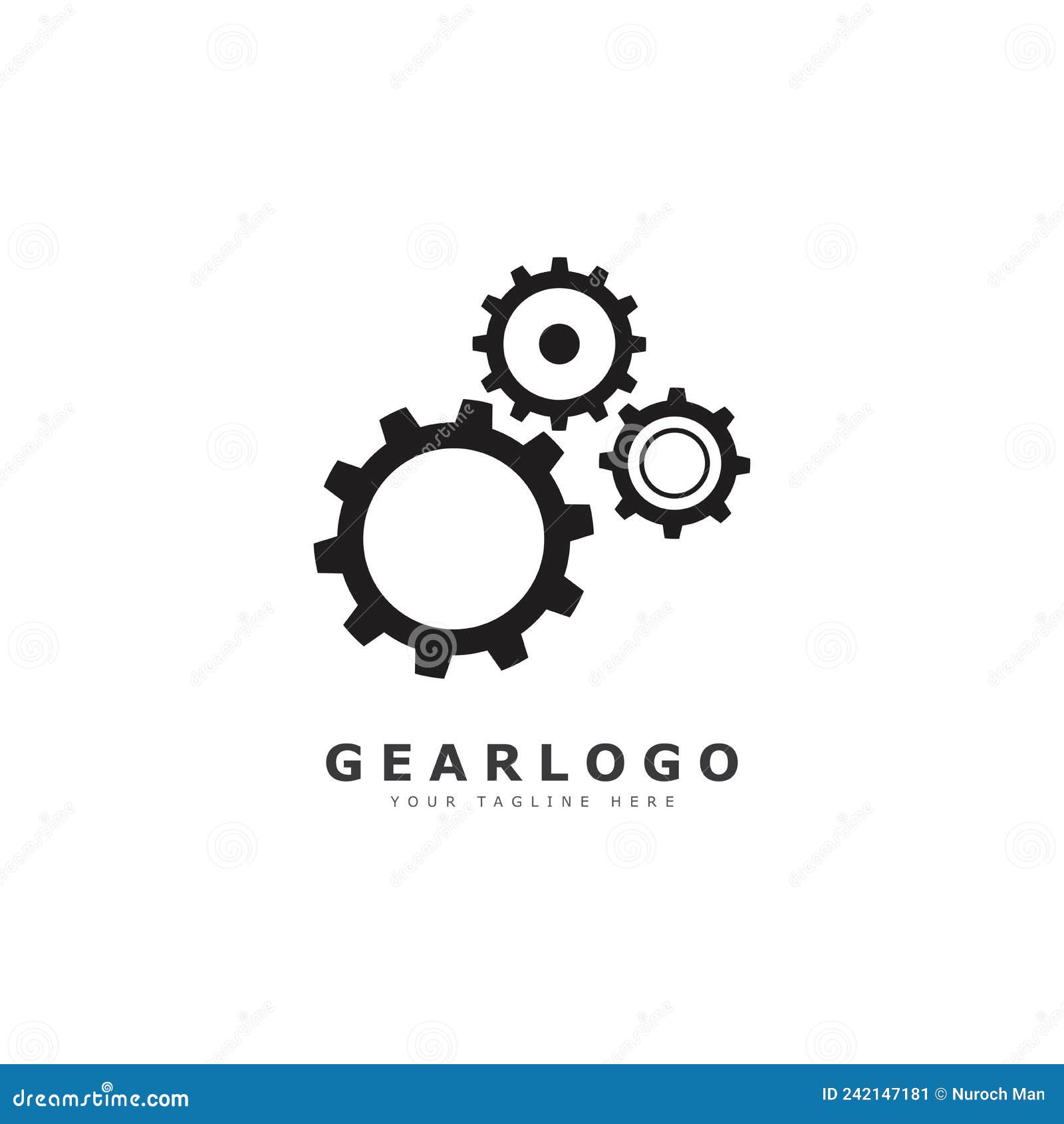 Gear Logo Design Template Illustration Vector. Stock Vector ...