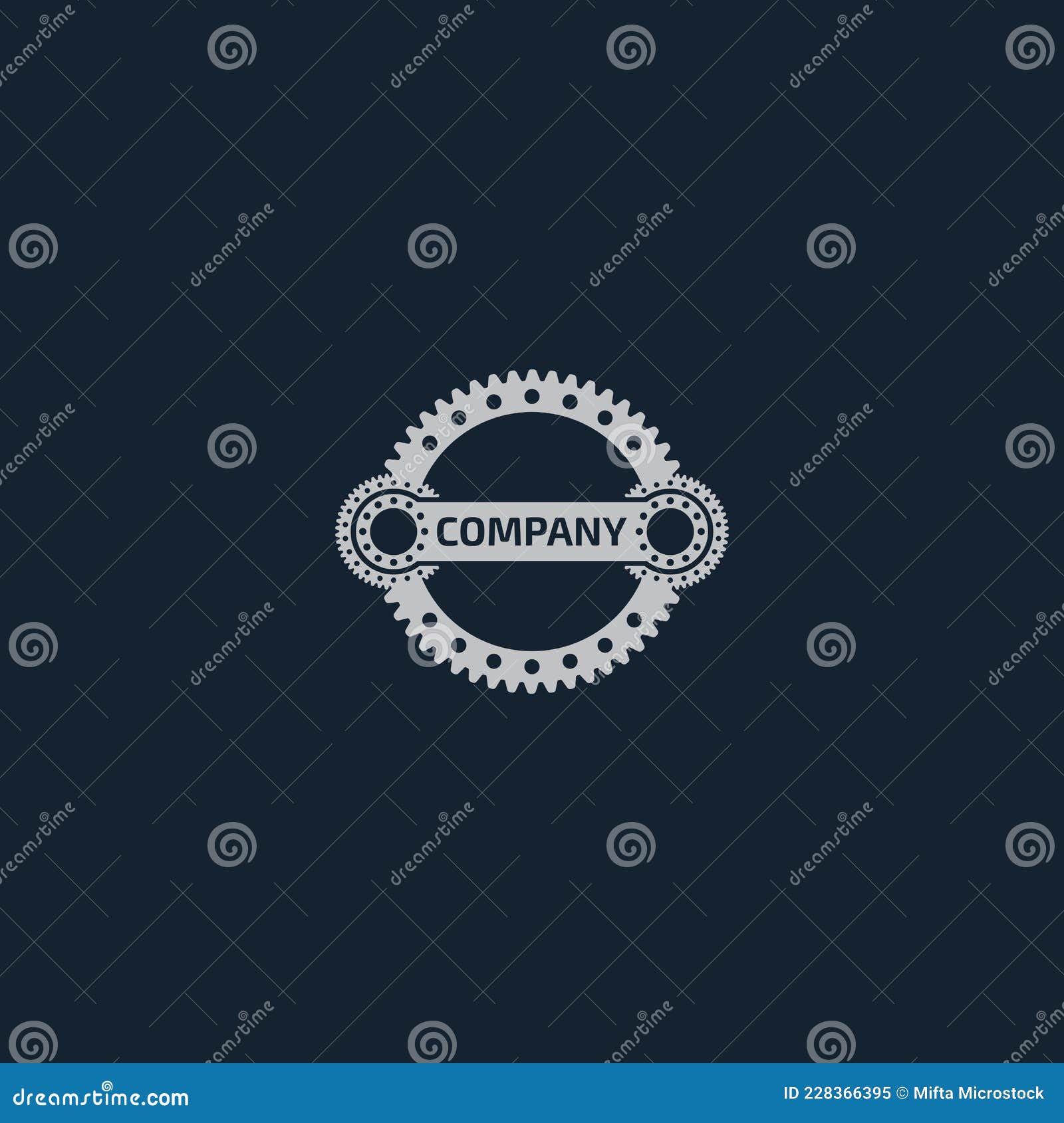 Gear Logo Design Vector for Engineering Stock Vector - Illustration of ...