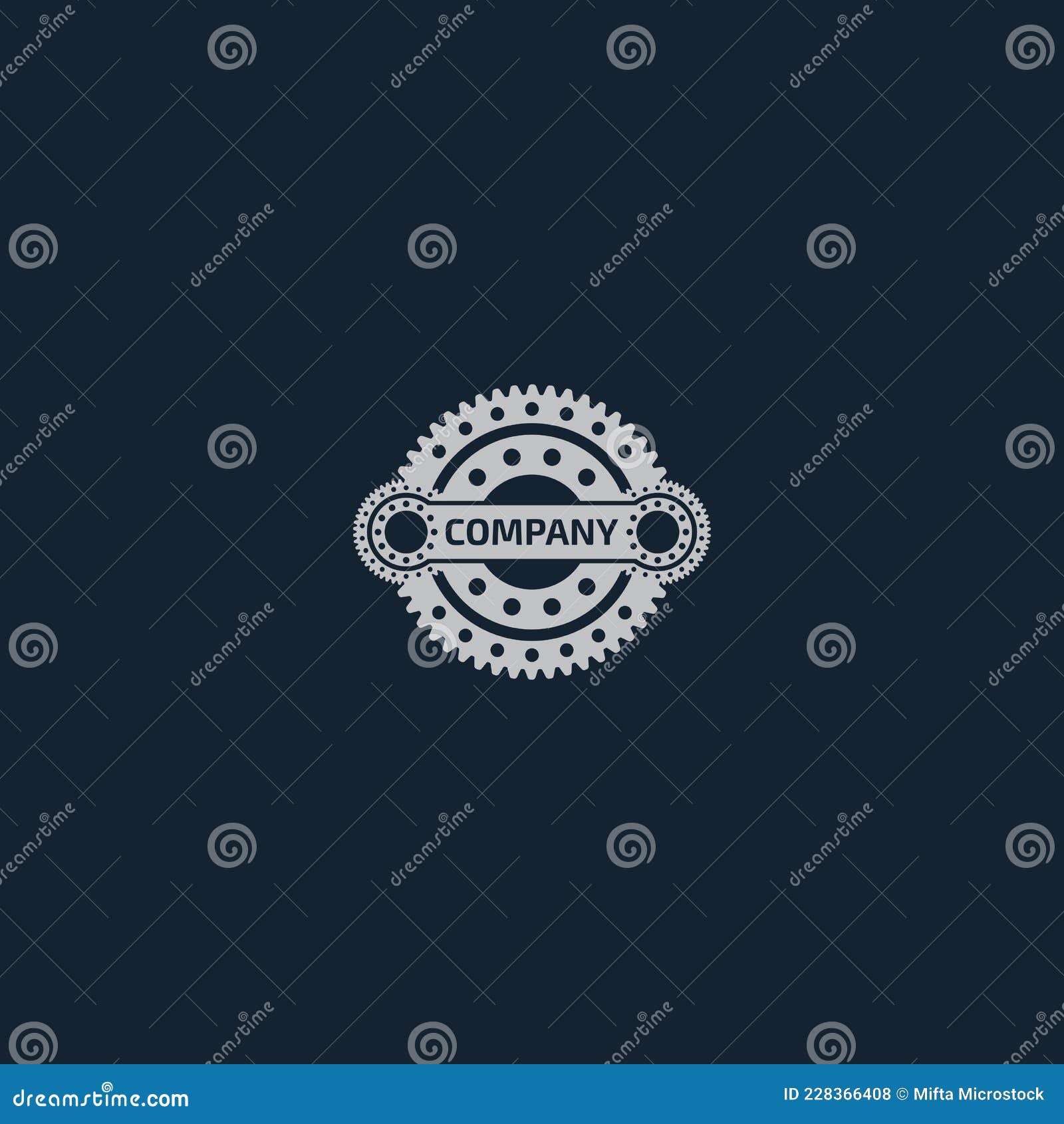 Gear Logo Design Vector for Engineering Stock Vector - Illustration of ...