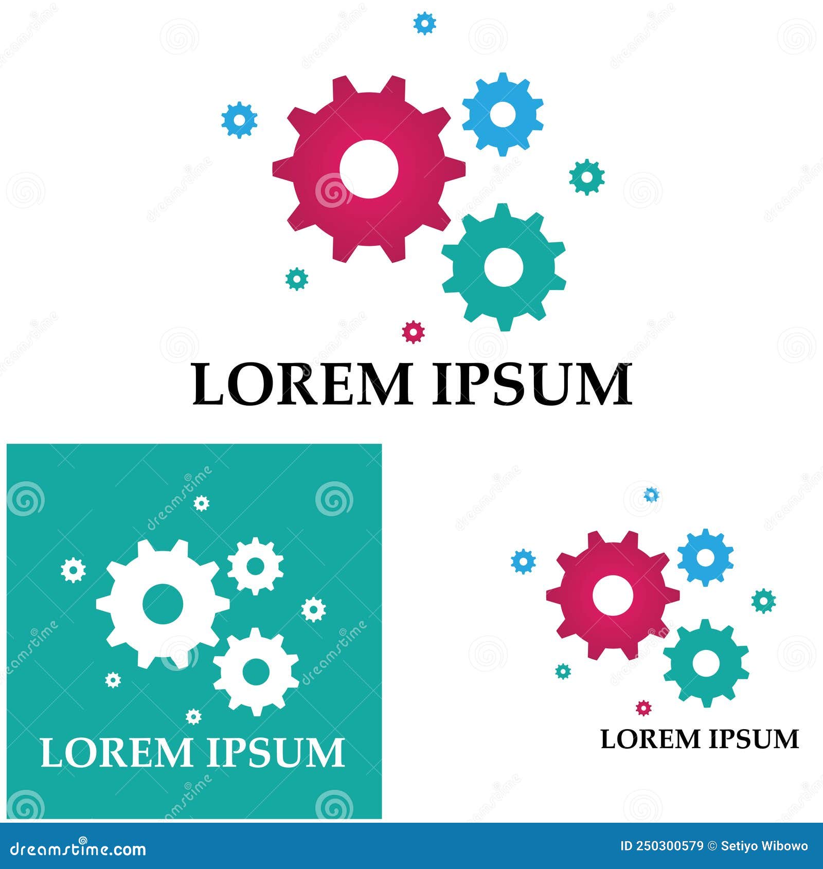 Gear Logo Icon Design Vector Background Template Stock Vector ...