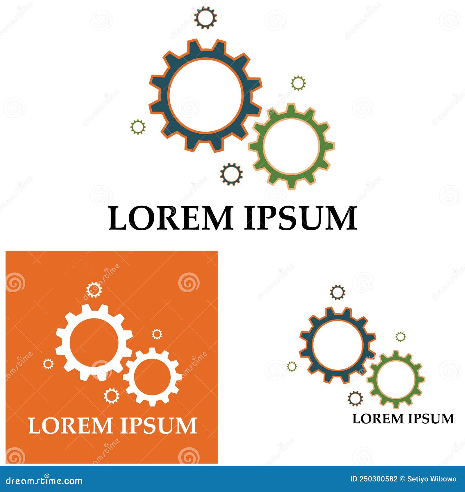 Gear Logo Icon Design Vector Background Template Stock Vector ...