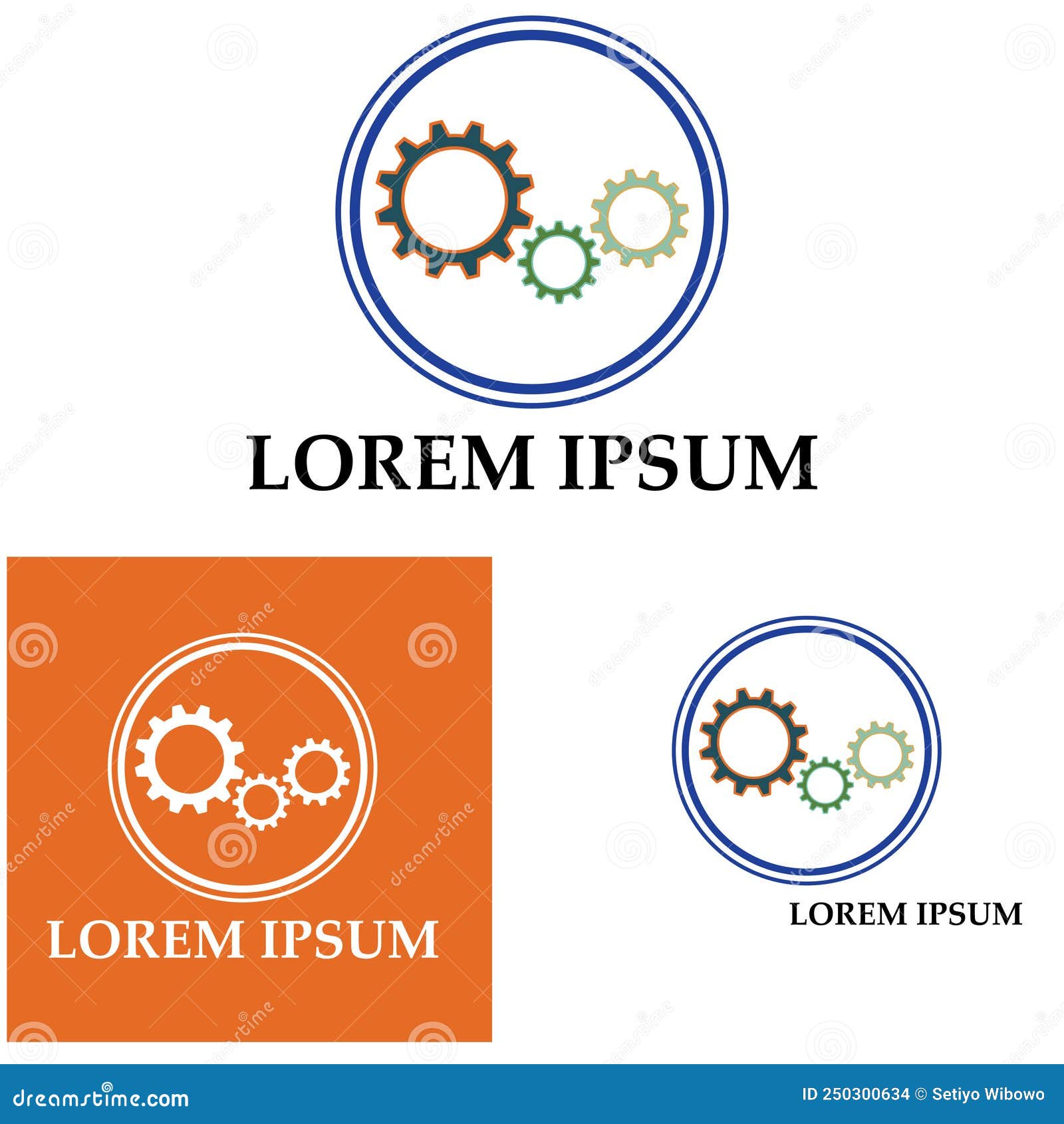 Gear Logo Icon Design Vector Background Template Stock Vector ...