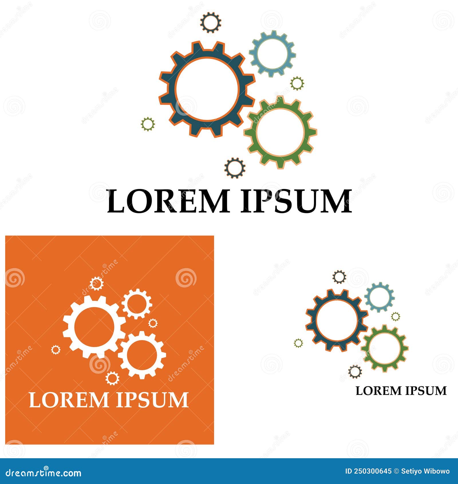 Gear Logo Icon Design Vector Background Template Stock Vector ...