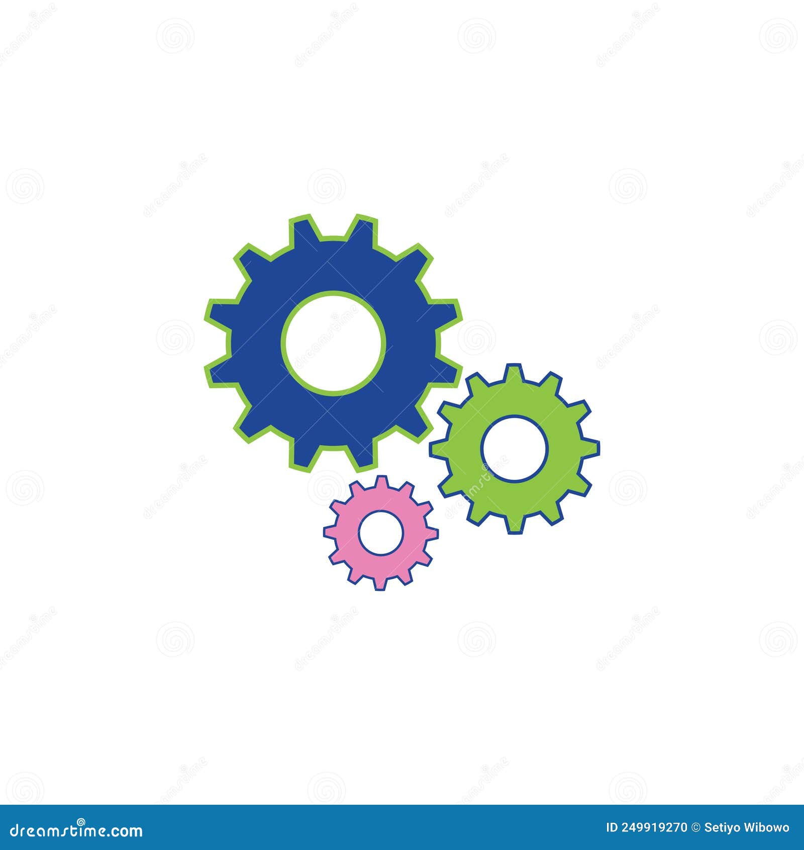 Gear Logo Icon Design Vector Background Template Stock Vector ...