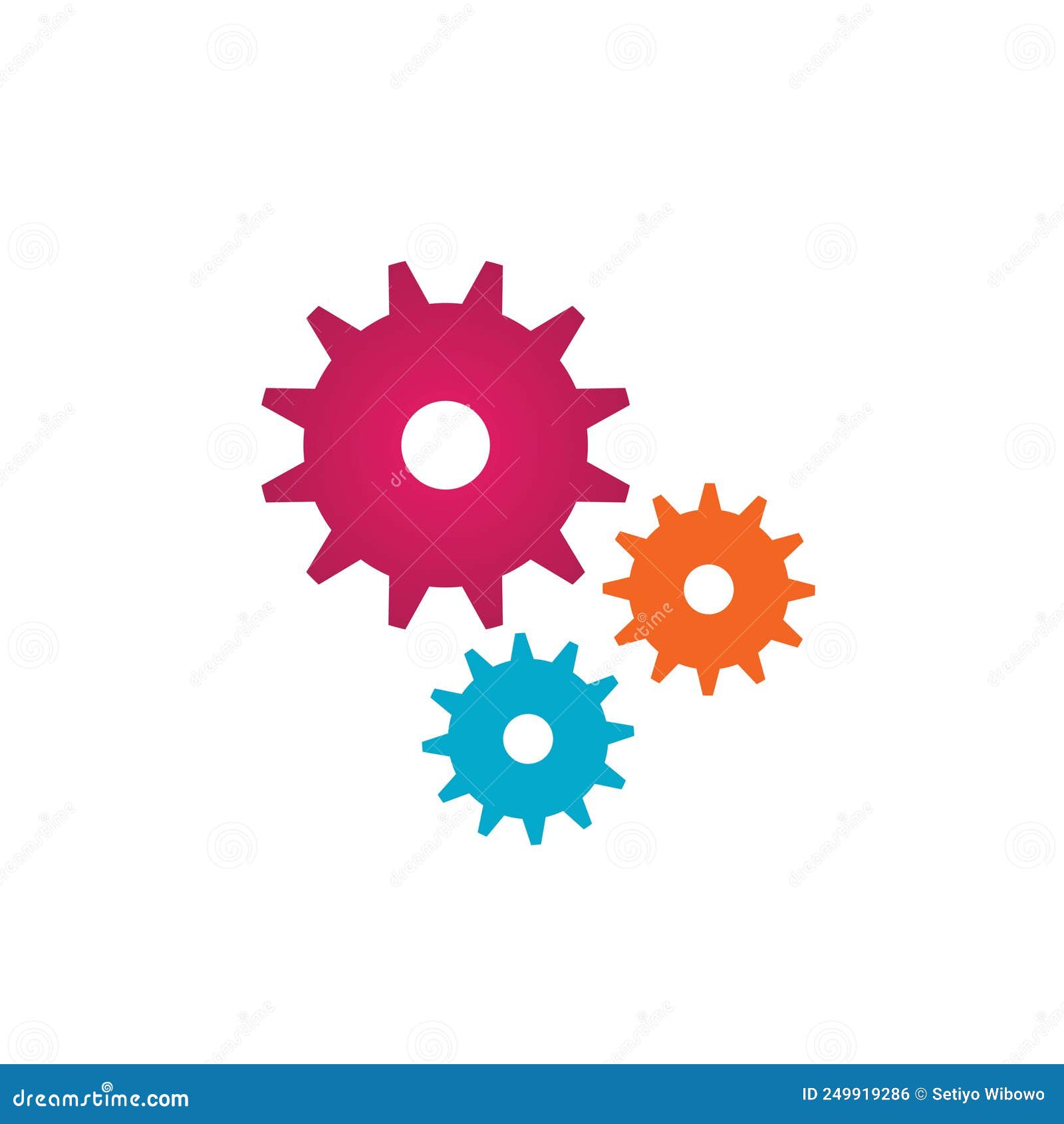 Gear Logo Icon Design Vector Background Template Stock Vector ...