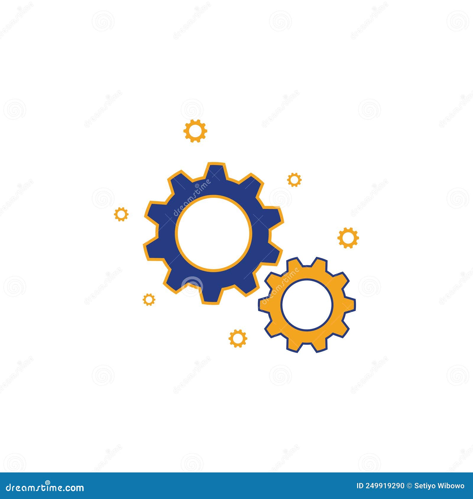 Gear Logo Icon Design Vector Background Template Stock Vector ...