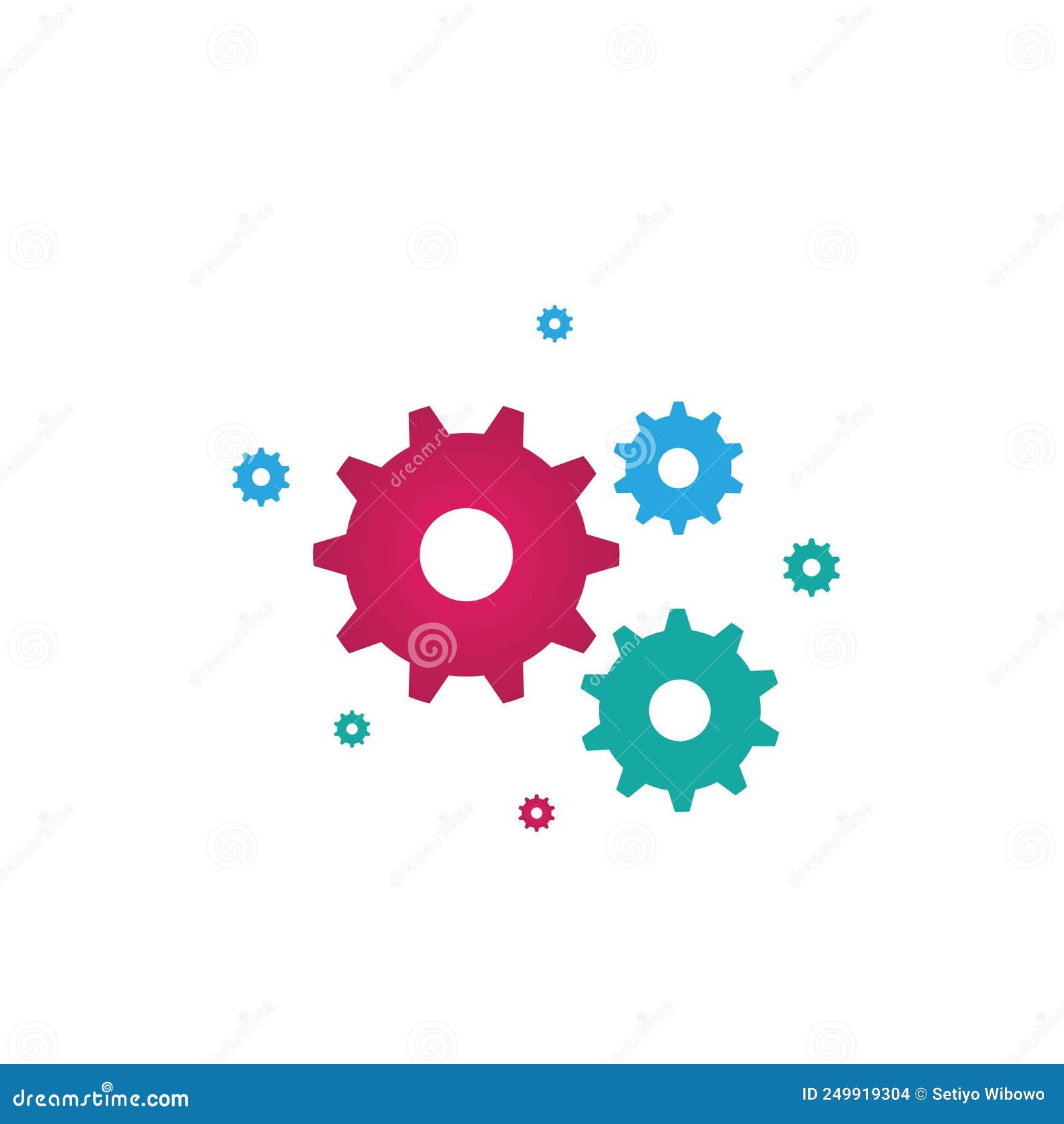 Gear Logo Icon Design Vector Background Template Stock Vector ...