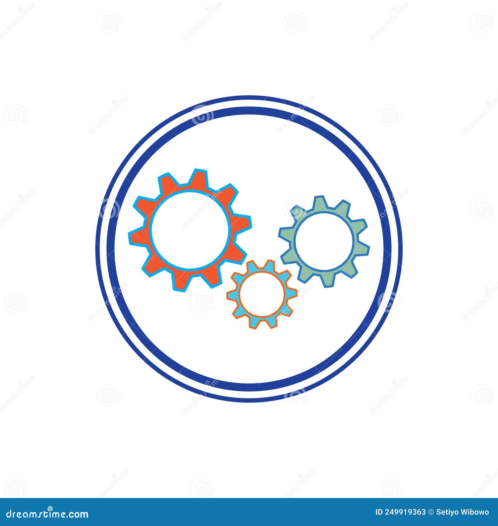 Gear Logo Icon Design Vector Background Template Stock Vector ...