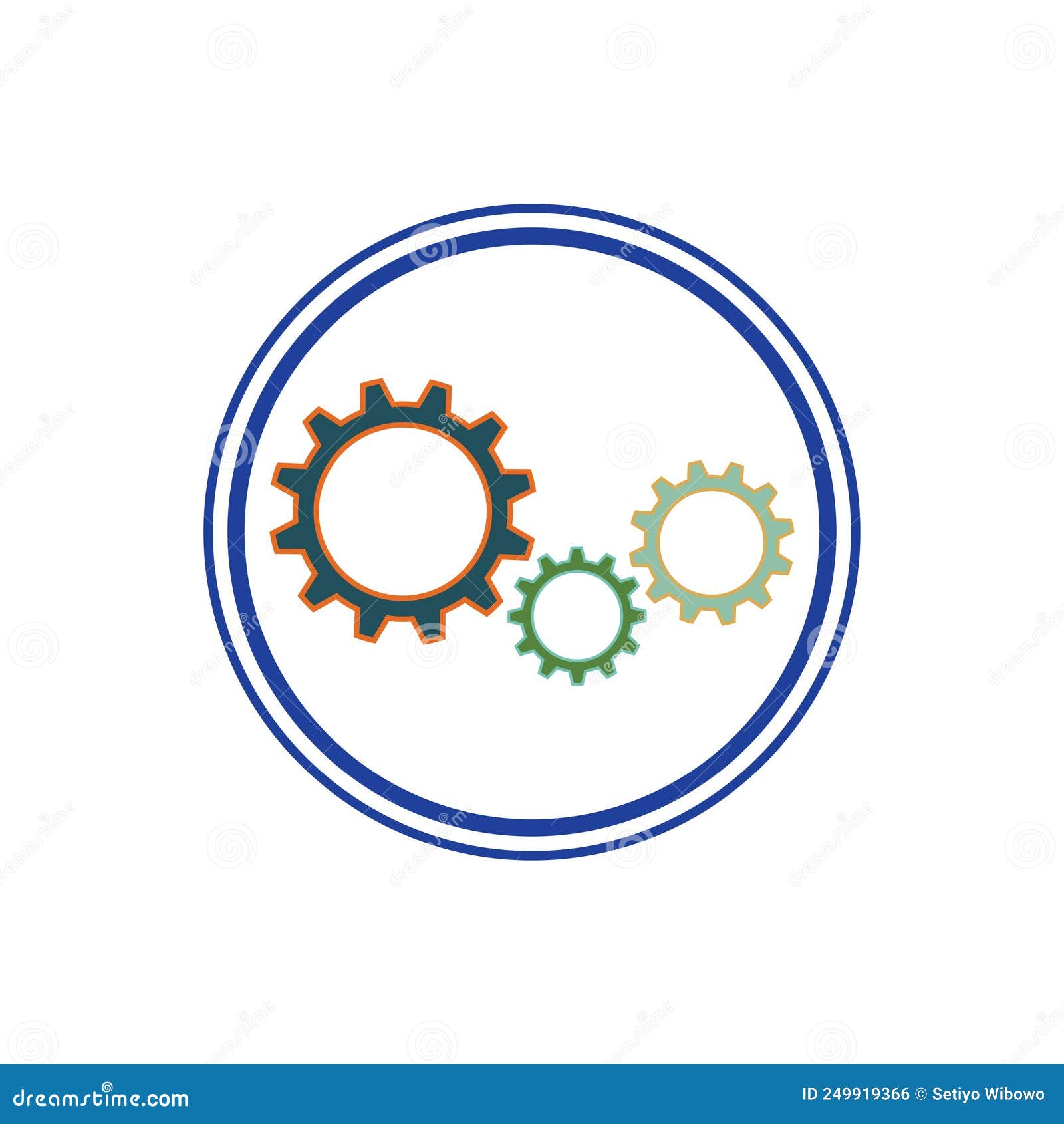 Gear Logo Icon Design Vector Background Template Stock Vector ...