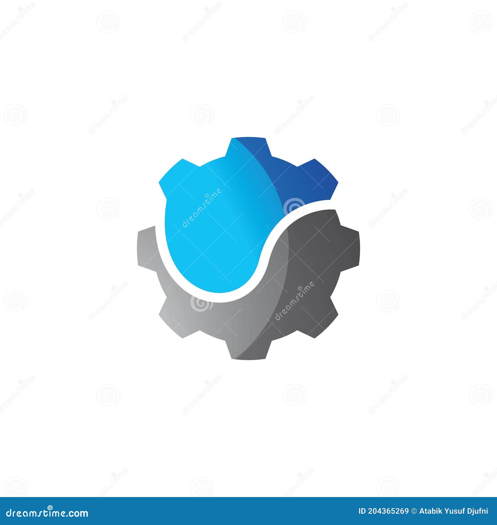 Gear logo images stock vector. Illustration of gear - 204365269