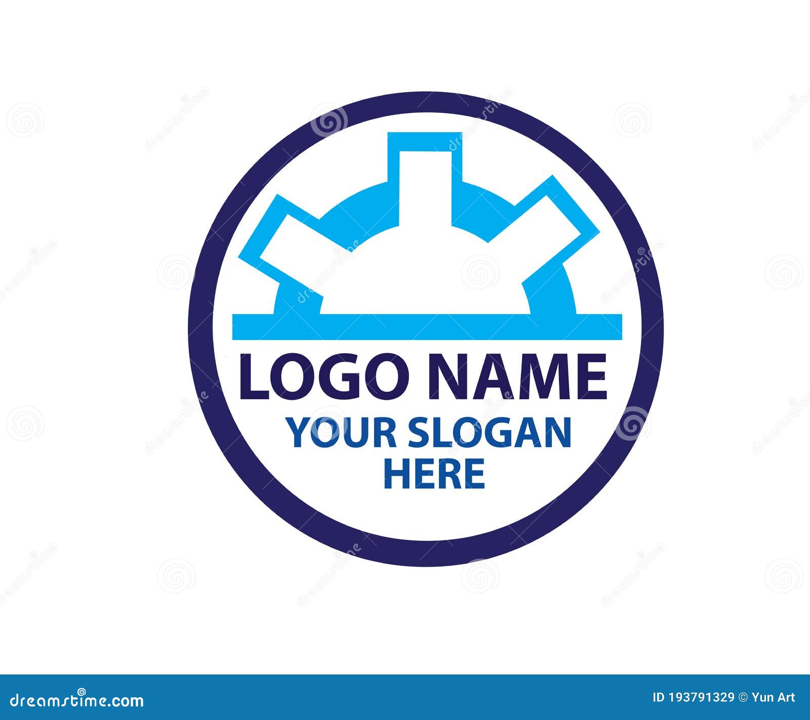 Gear and Logo Technology Advancements Stock Vector - Illustration of ...