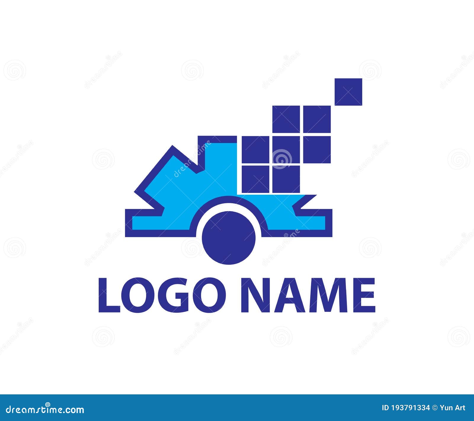 Gear and Logo Technology Advancements Stock Vector - Illustration of ...