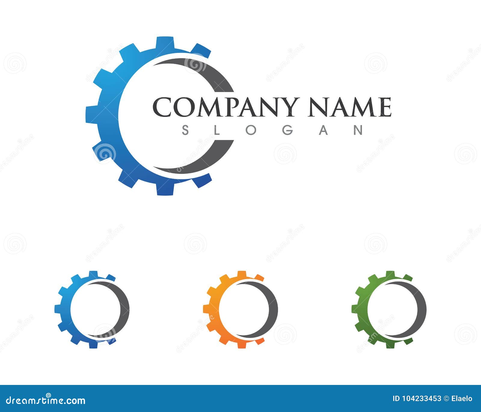Gear Logo Template Vector Icon Stock Vector - Illustration of icon ...