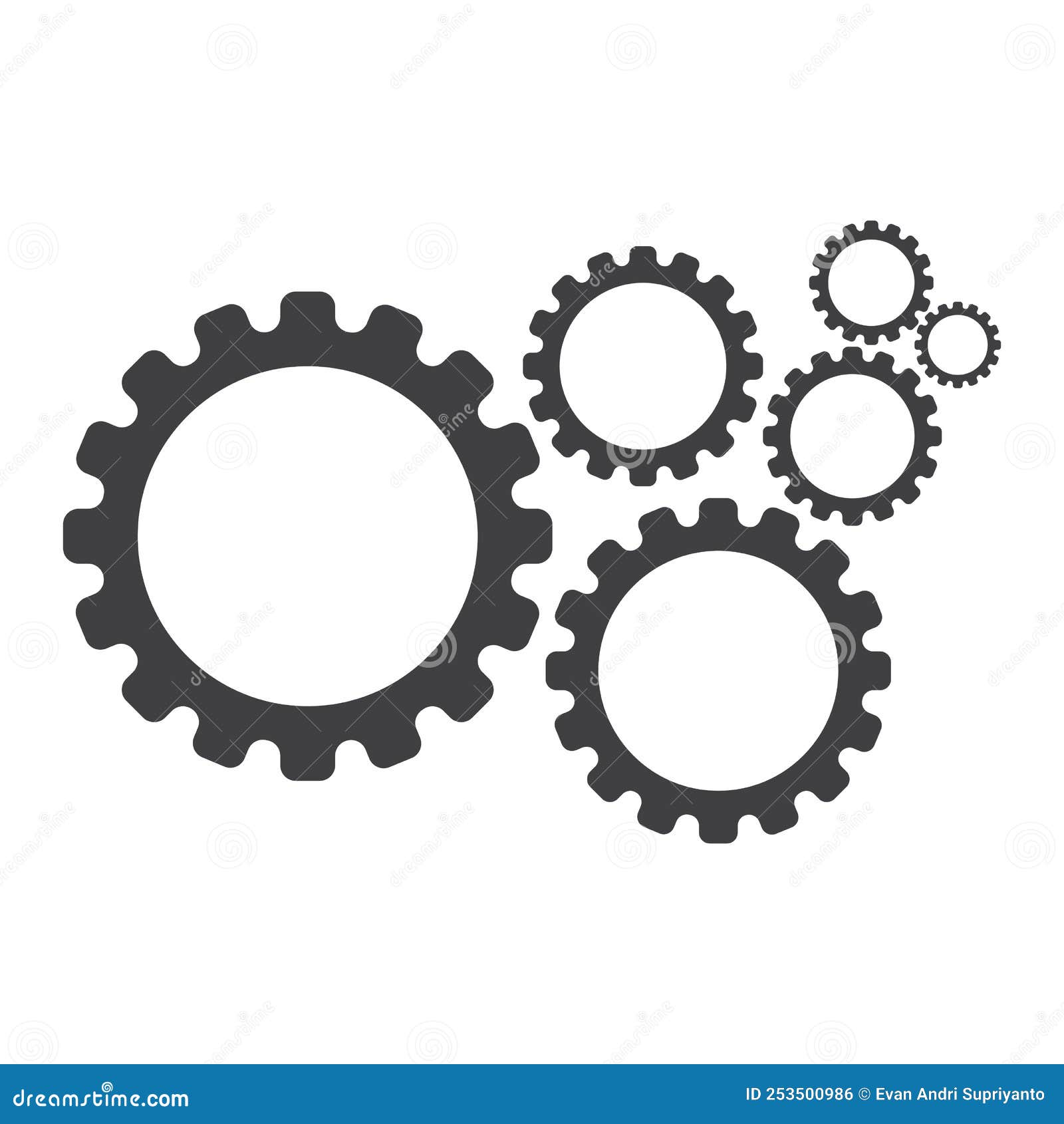 Gear Logo Template Vector Icon Illustration Design Stock Vector ...