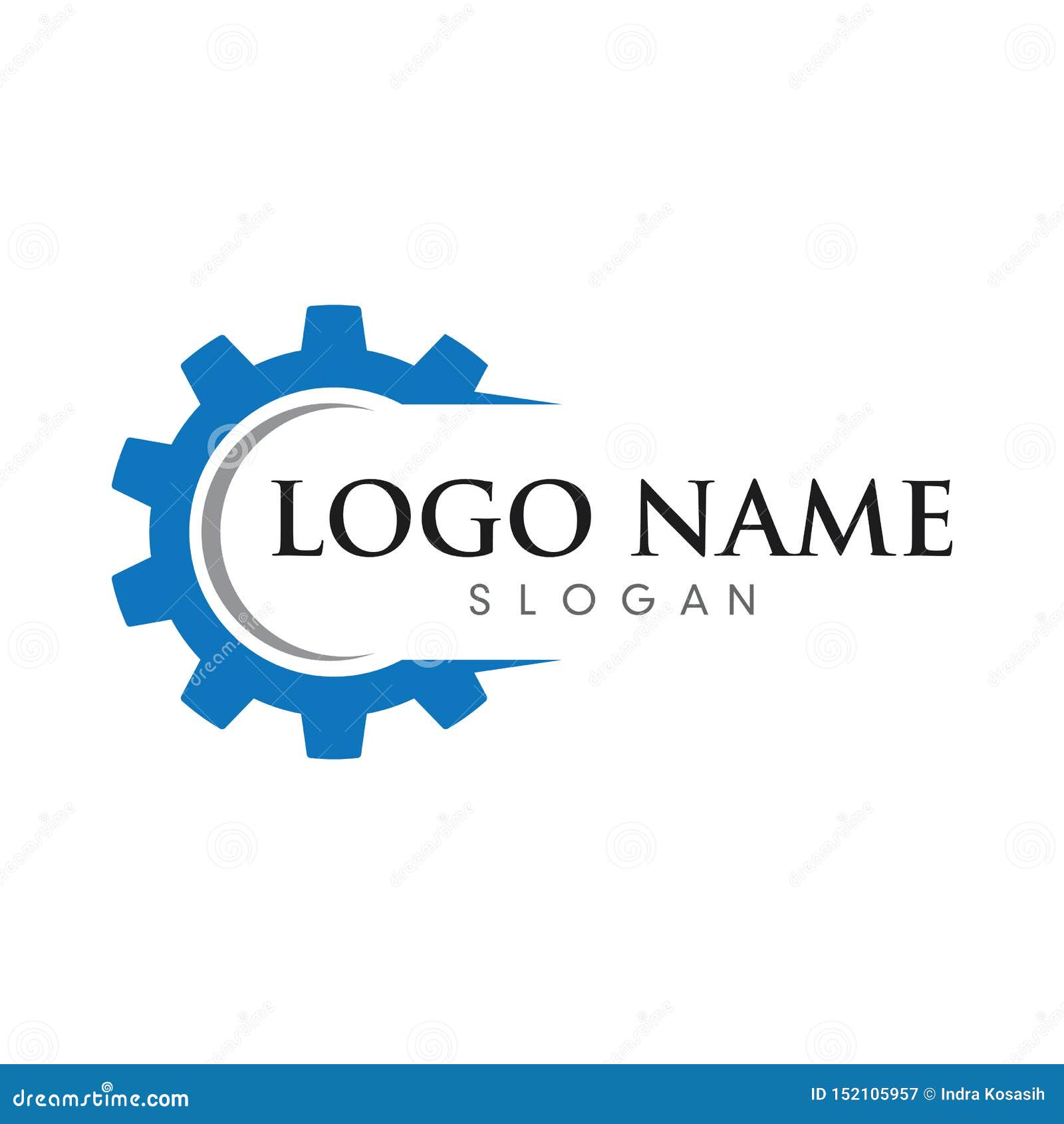 Gear Logo Template Vector Icon Illustration Stock Vector - Illustration ...