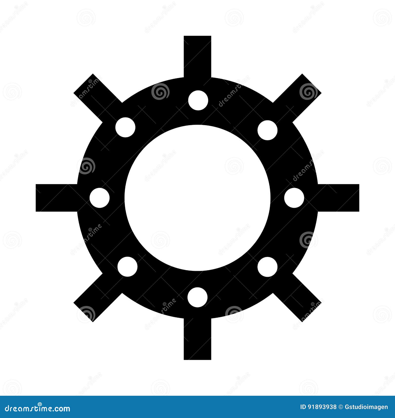Gear machine settings icon stock vector. Illustration of progress ...