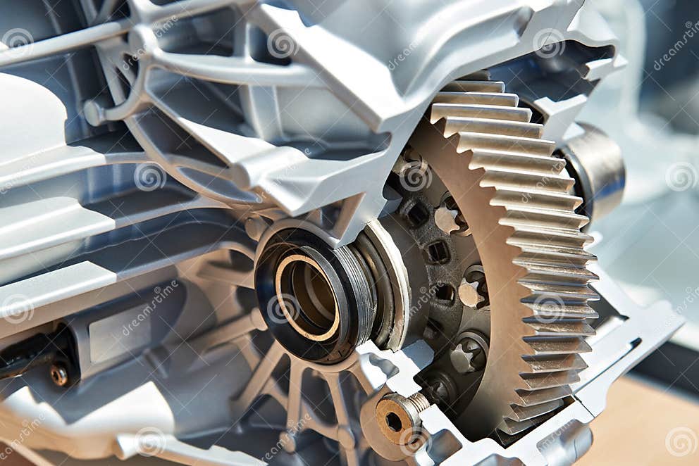 Gear of Main Drive in Automatic Transmission Stock Image - Image of ...