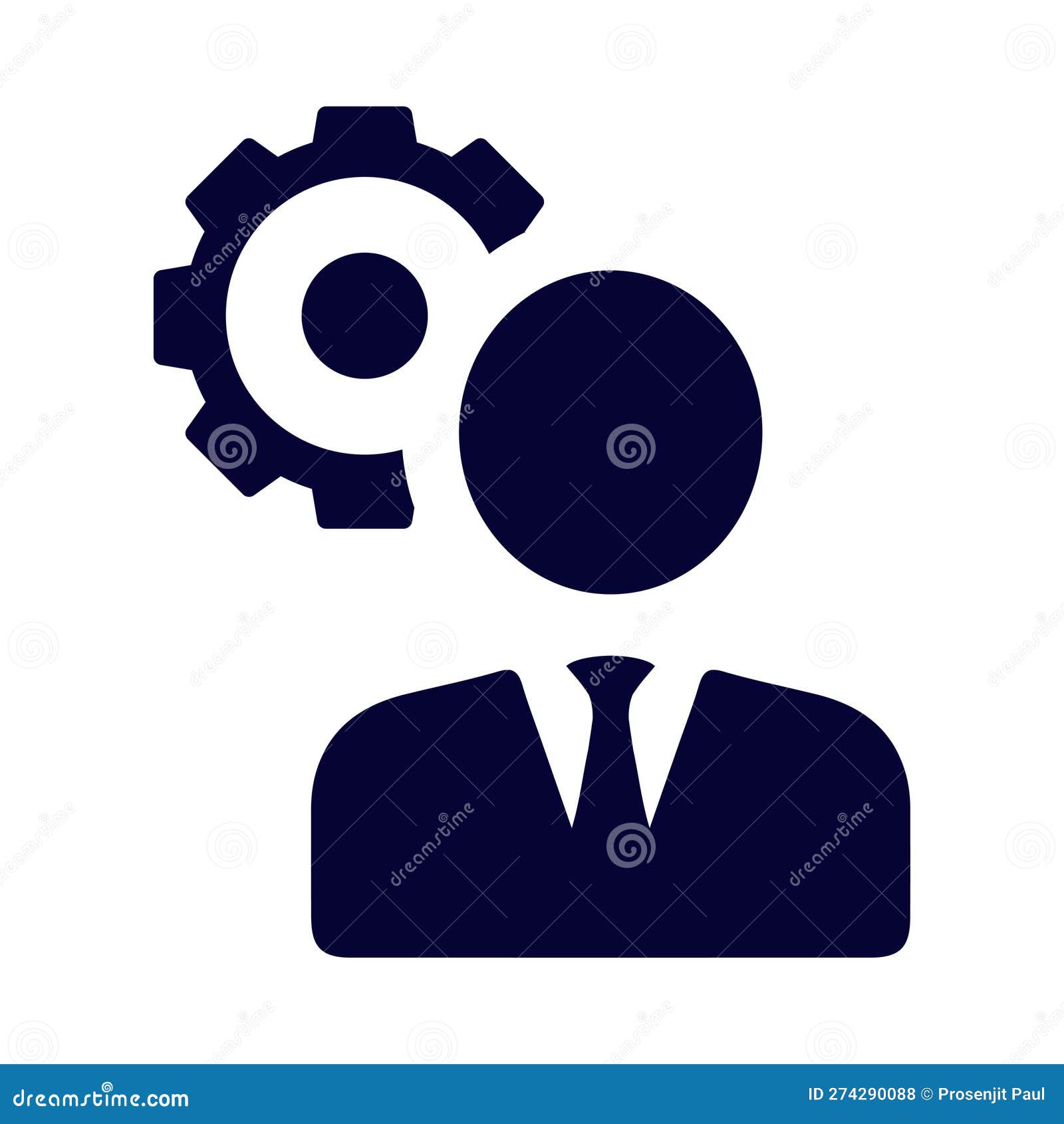 Gear, Management, Man, People, Admin, Administration, Manager Icon ...
