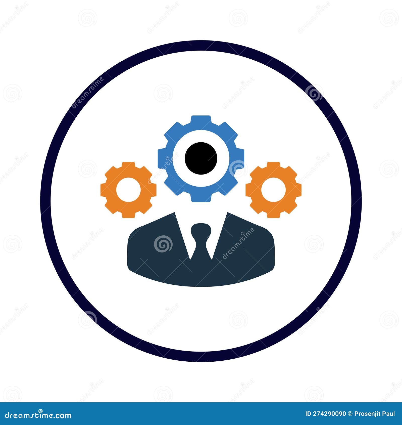 Gear, Management, Man, People, Admin, Administration, Manager Icon ...