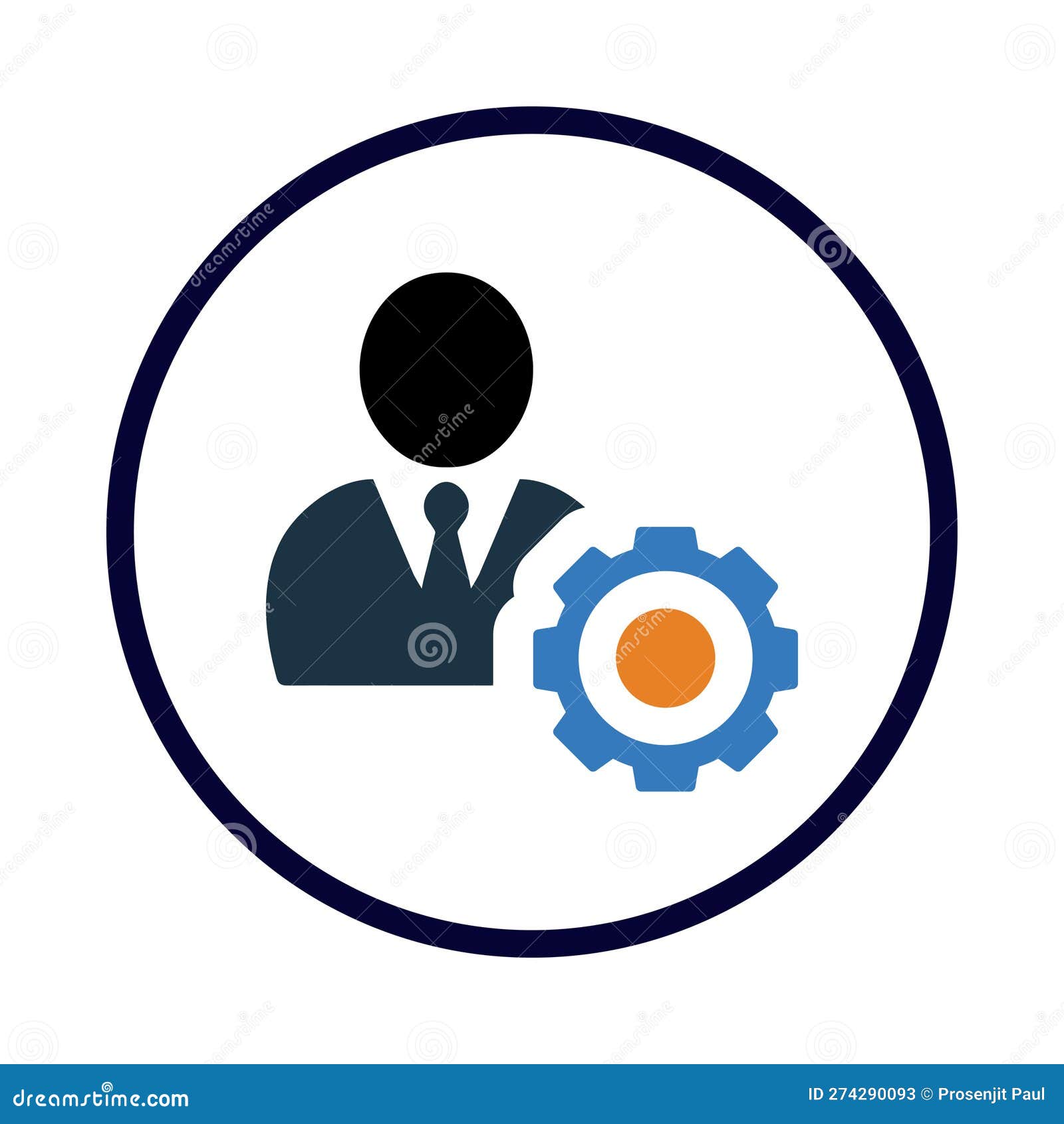 Gear, Management, Man, People, Admin, Administration, Manager Icon ...