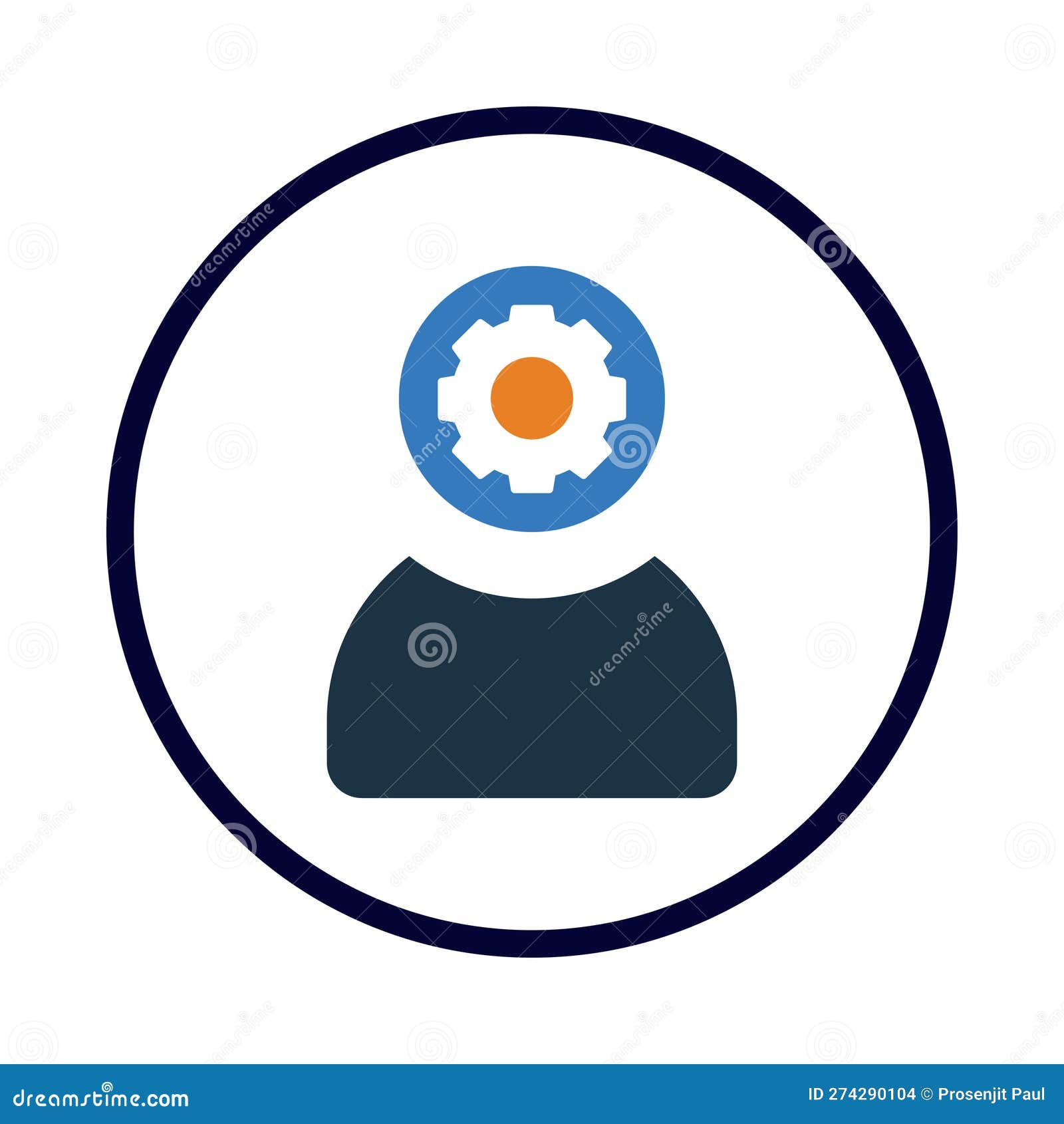 Gear, Management, Man, People, Admin, Administration, Manager Icon ...