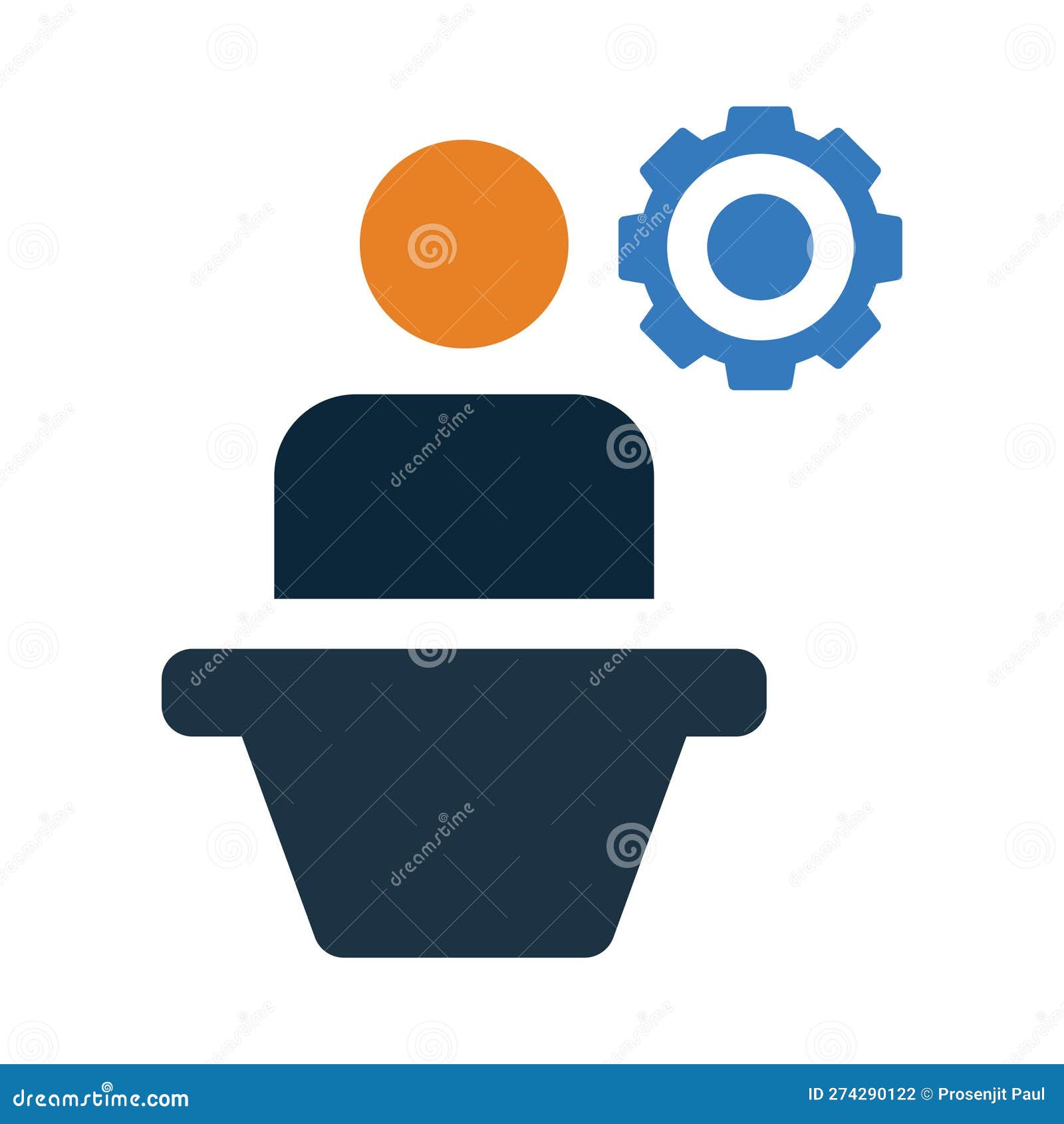 Gear, Management, Man, People, Admin, Administration, Manager Icon ...