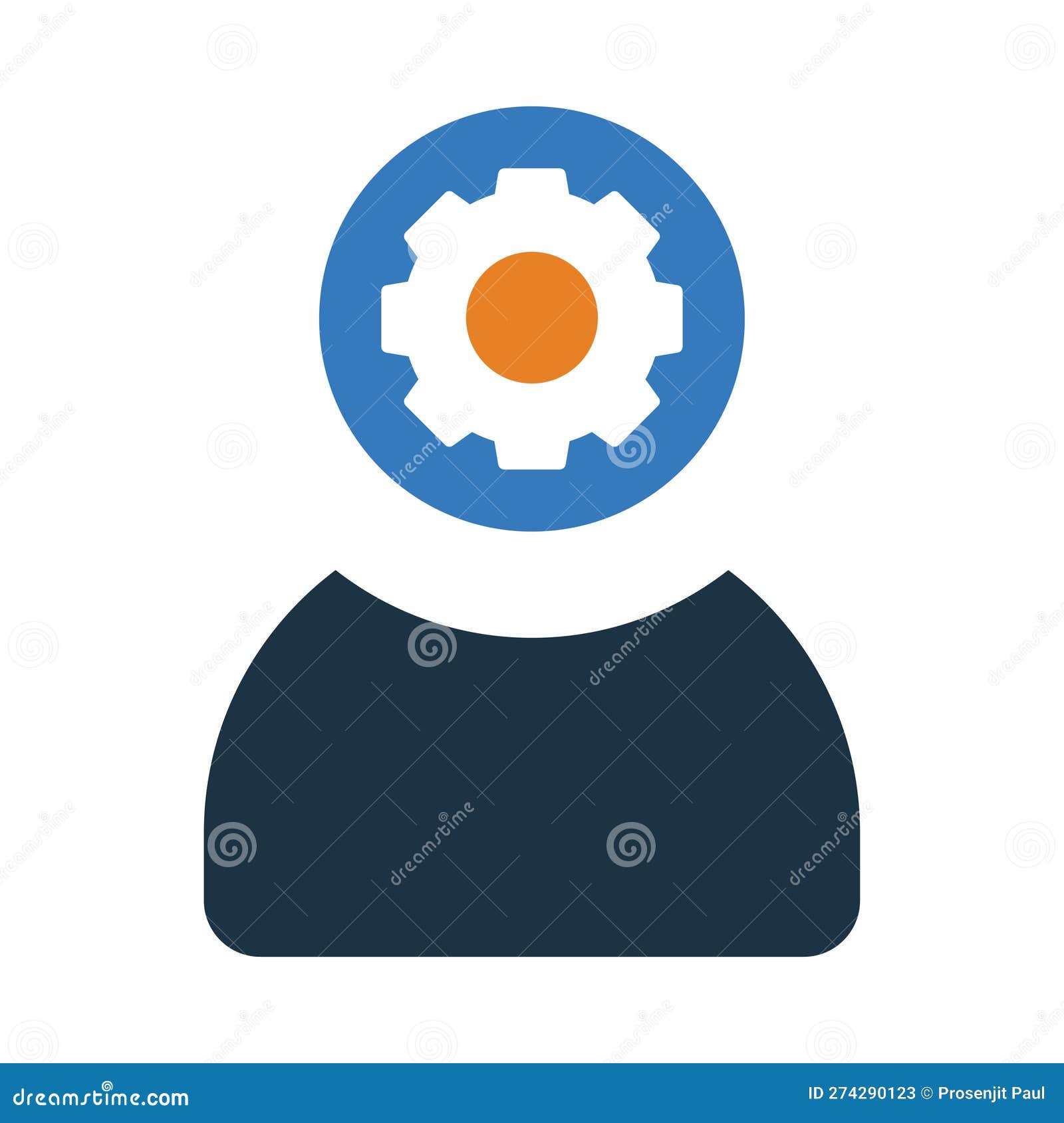 Gear, Management, Man, People, Admin, Administration, Manager Icon ...