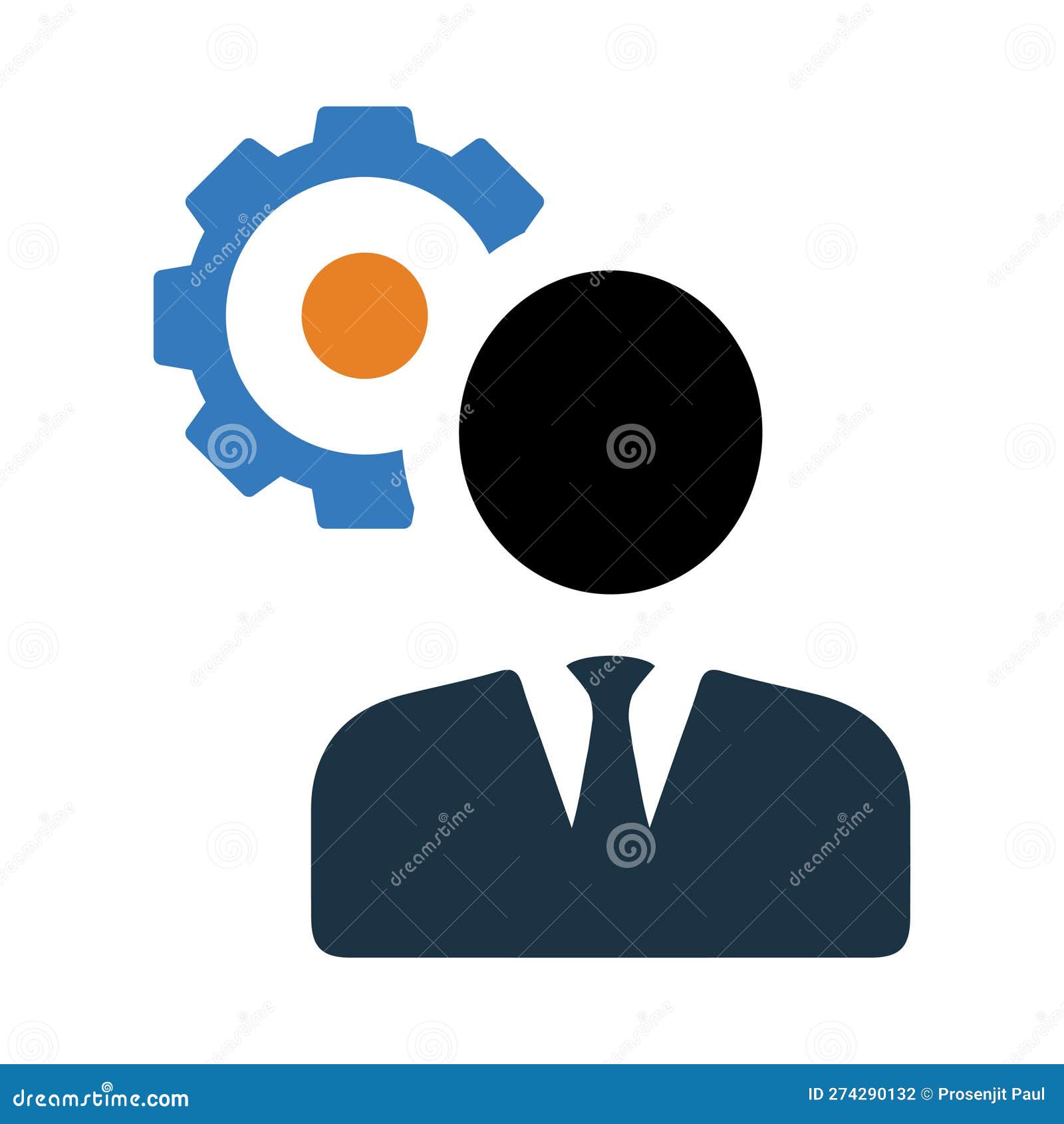Gear, Management, Man, People, Admin, Administration, Manager Icon ...