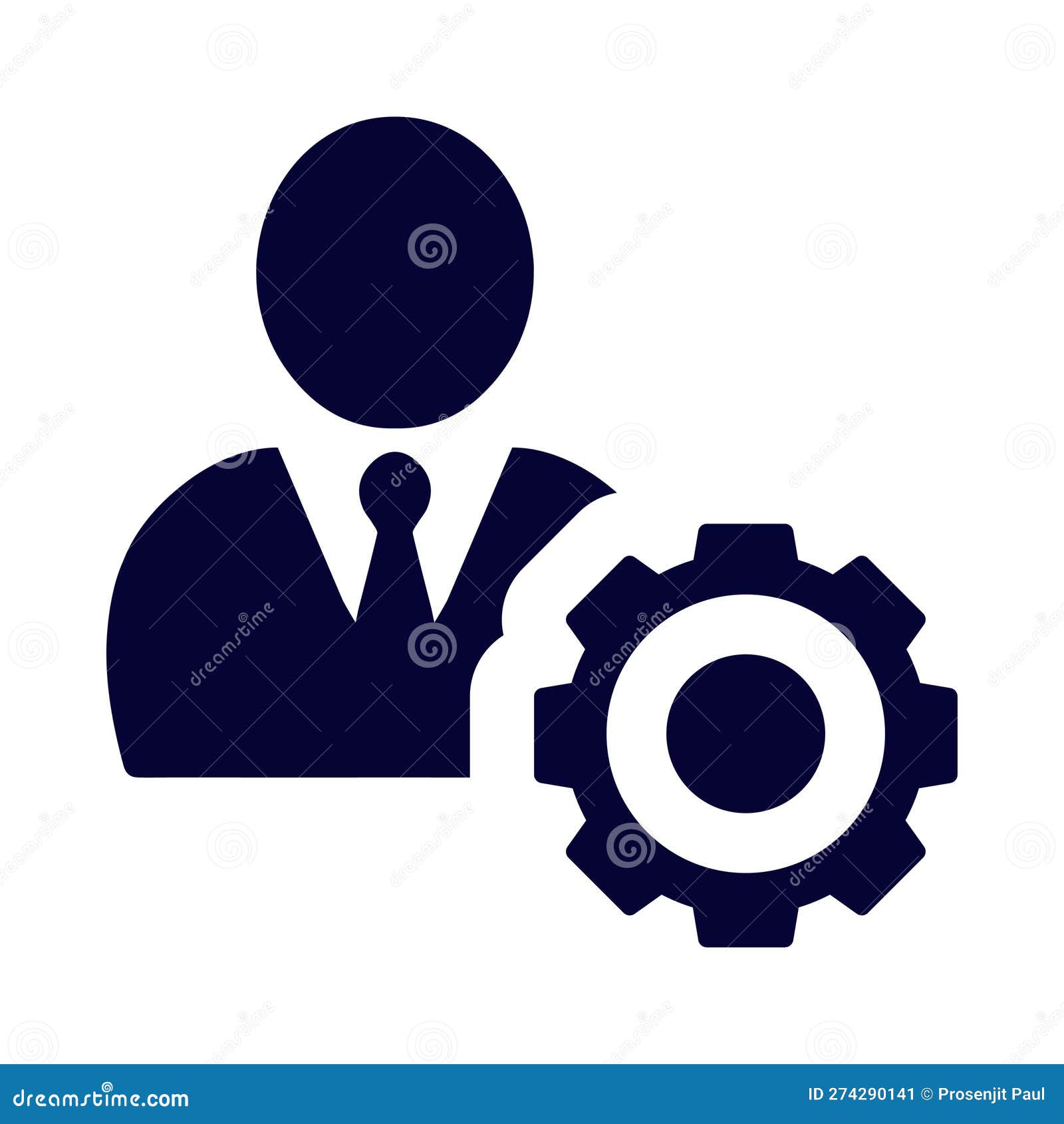 Gear, Management, Man, People, Admin, Administration, Manager Icon ...