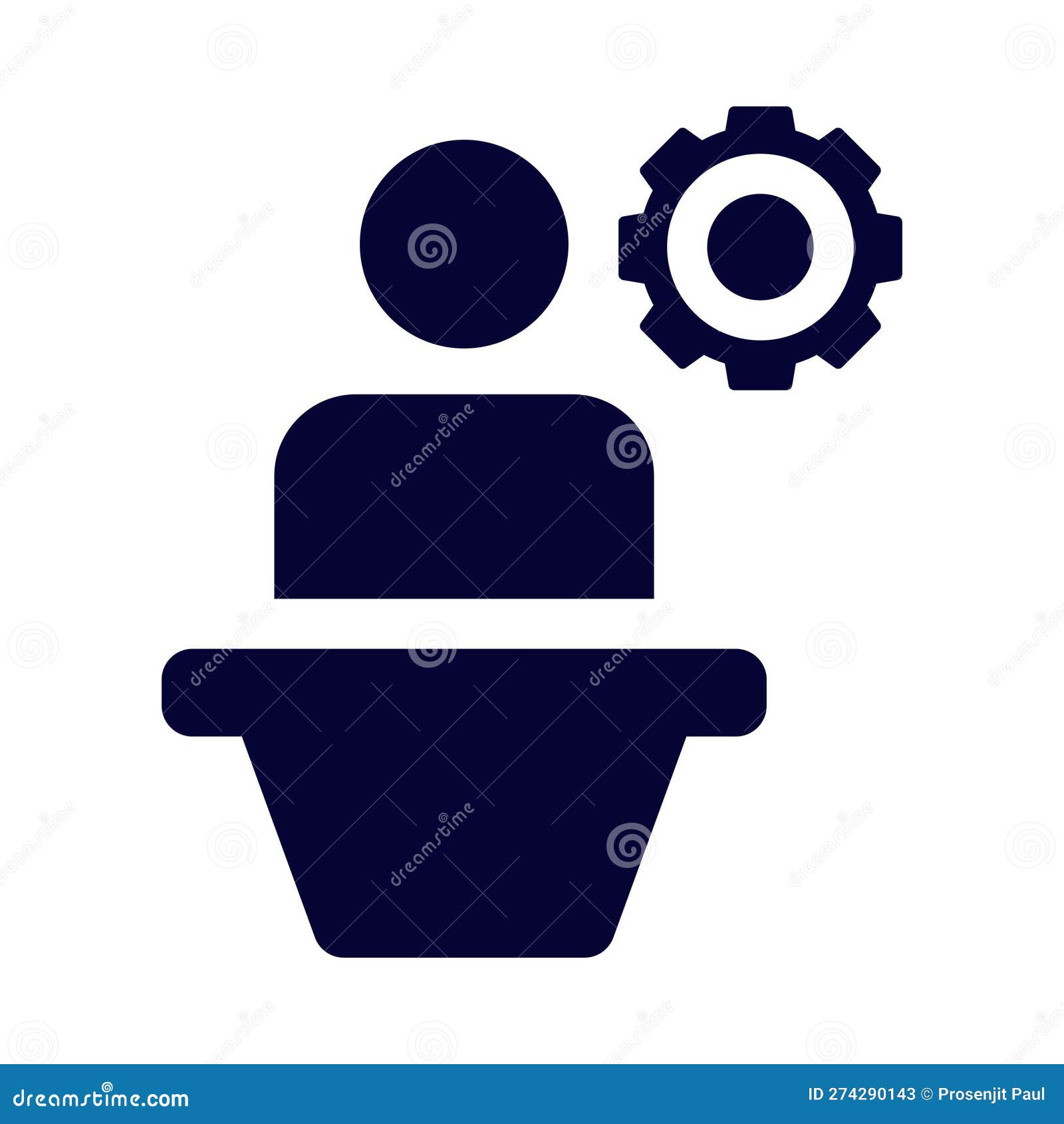 Gear, Management, Man, People, Admin, Administration, Manager Icon ...