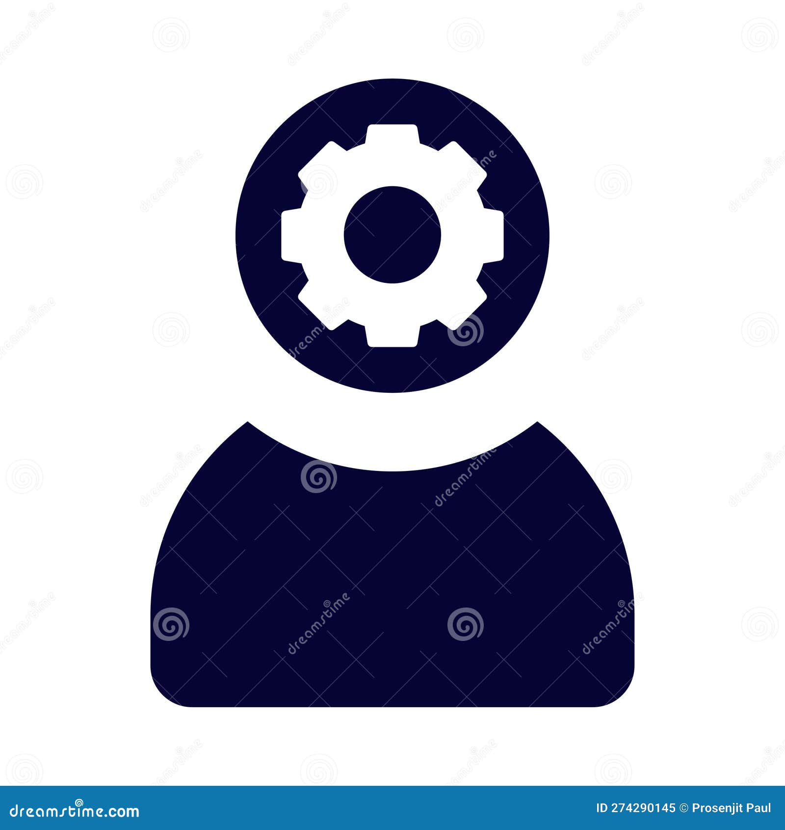 Gear, Management, Man, People, Admin, Administration, Manager Icon ...