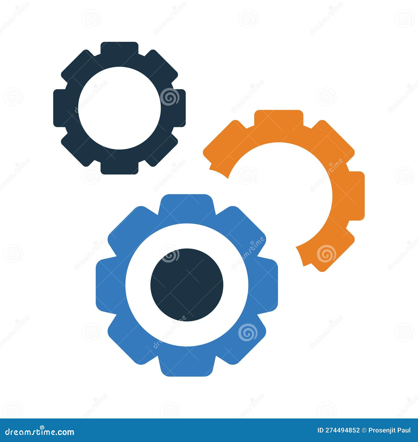 Gear, Management, Up, Down, Process, Management Process Icon Stock ...