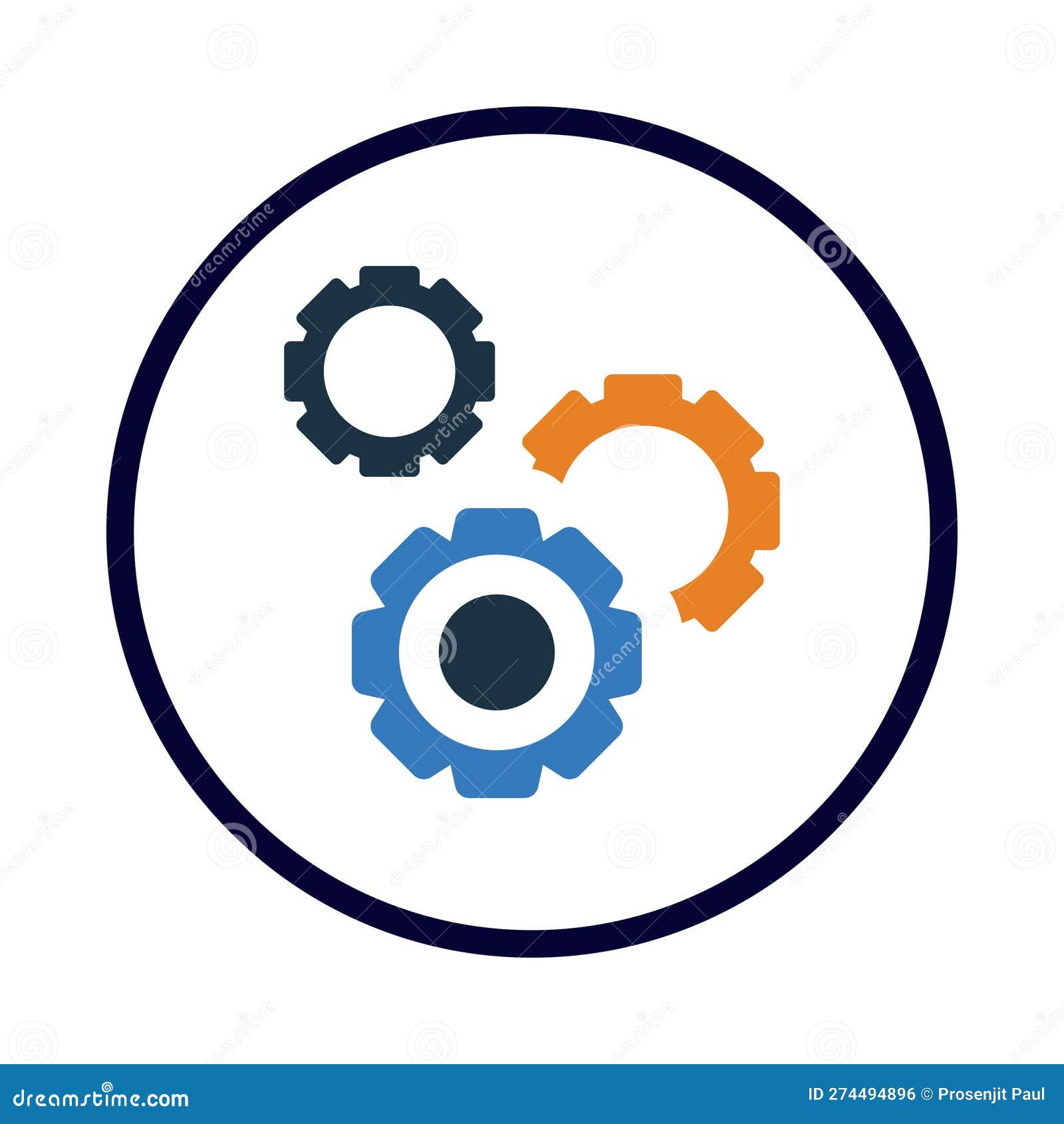 Gear, Management, Up, Down, Process, Management Process Icon Stock ...