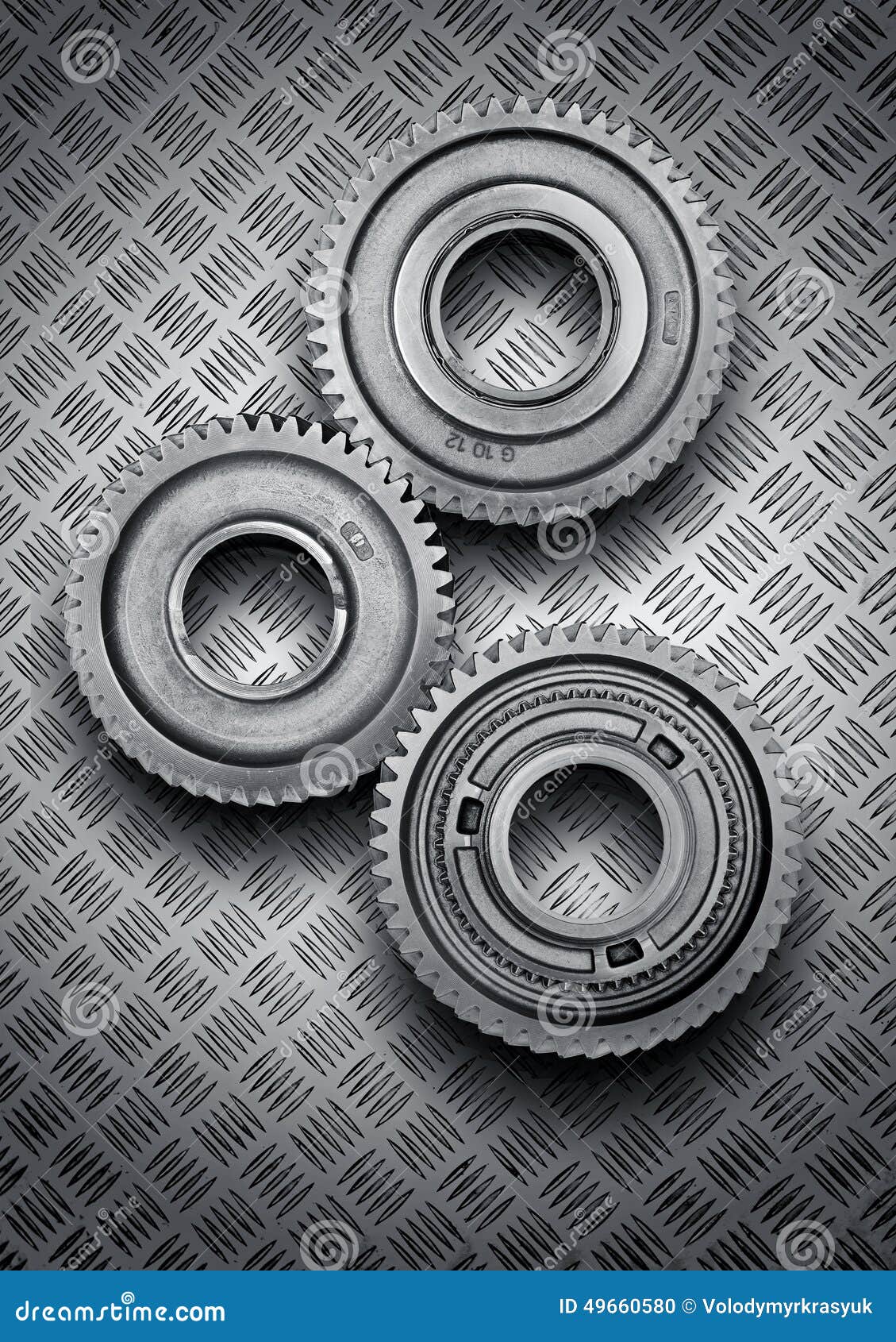 Gear metal wheels stock photo. Image of connection, machinery - 49660580