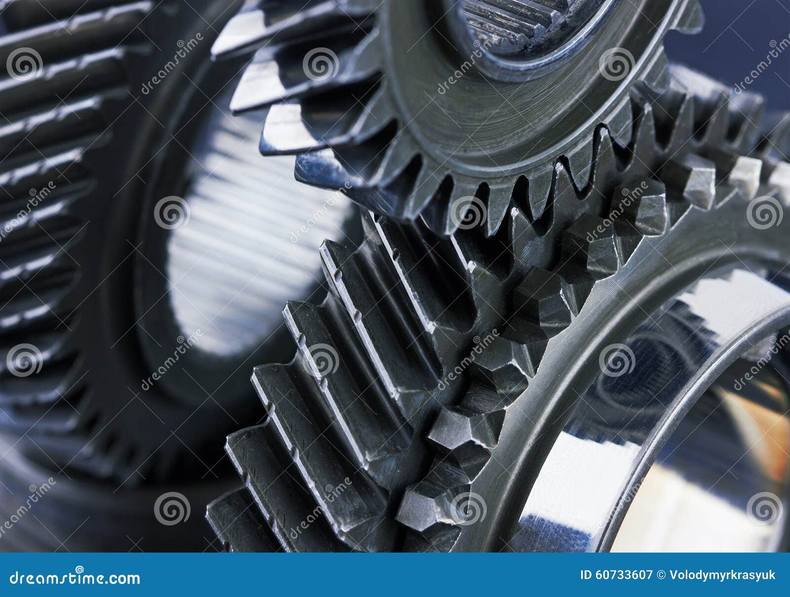 Metal Cog Wheels Bonding Together Stock Photography | CartoonDealer.com ...